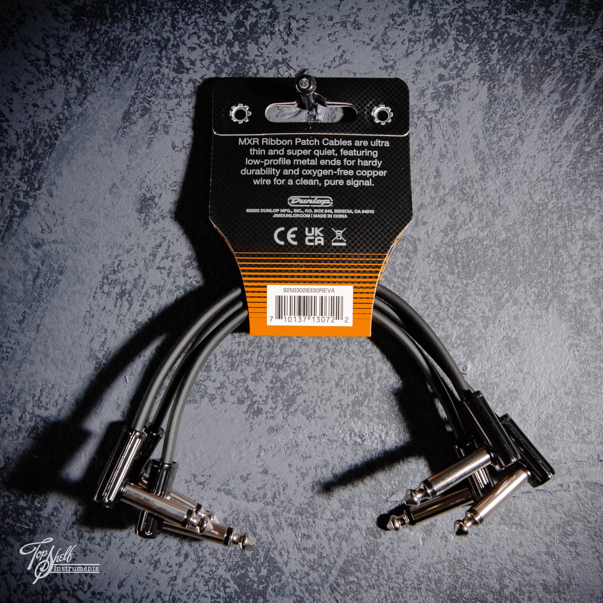 MXR Ribbon Patch 6" Cables - 3-Pack – Topshelf Instruments