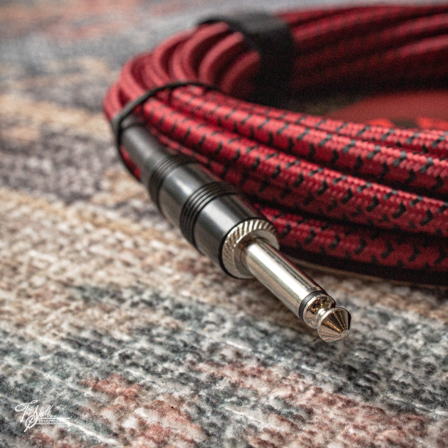 Kirlin 20FT/6M Instrument Cable ST/ST - Woven Red – Topshelf Instruments