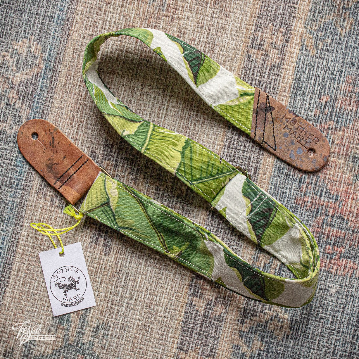 Mother Mary Handmade Guitar Strap - Cabana – Topshelf Instruments