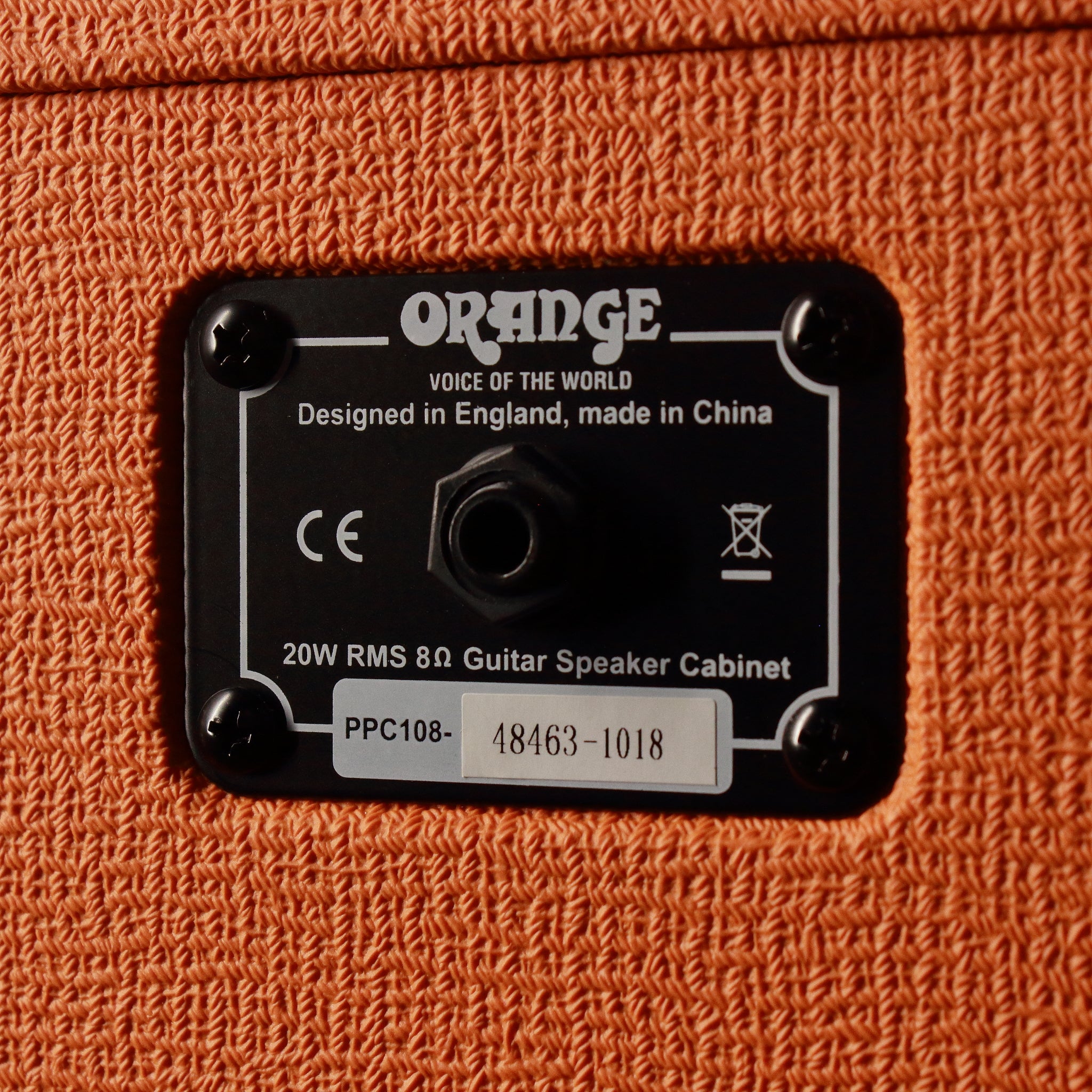 Orange PPC108 1x8" Guitar Speaker Cabinet – Topshelf Instruments