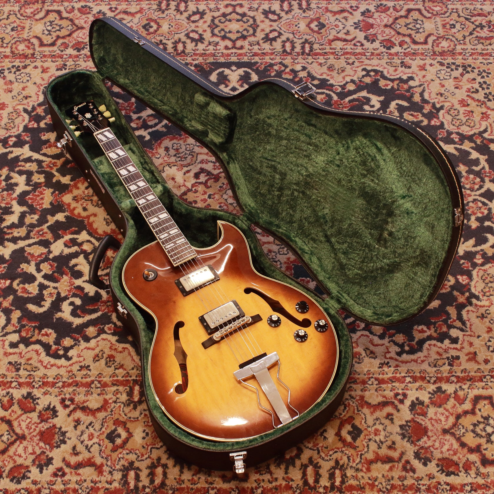 Greco FA-80 Hollow Body Sunburst 1990 – Topshelf Instruments
