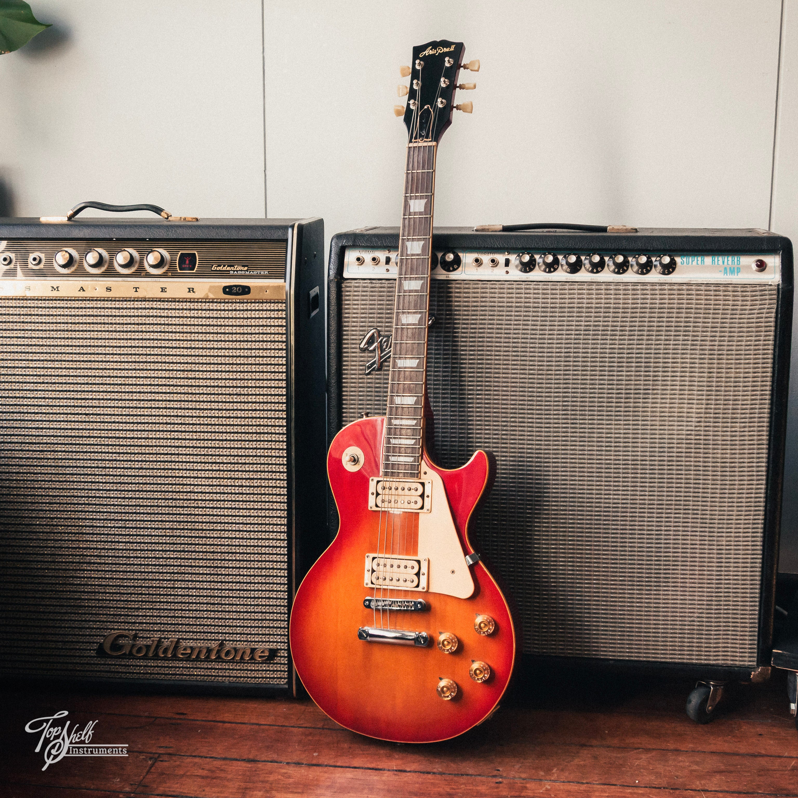 Aria Pro II LS-400 Cherry Sunburst 1980 – Topshelf Instruments