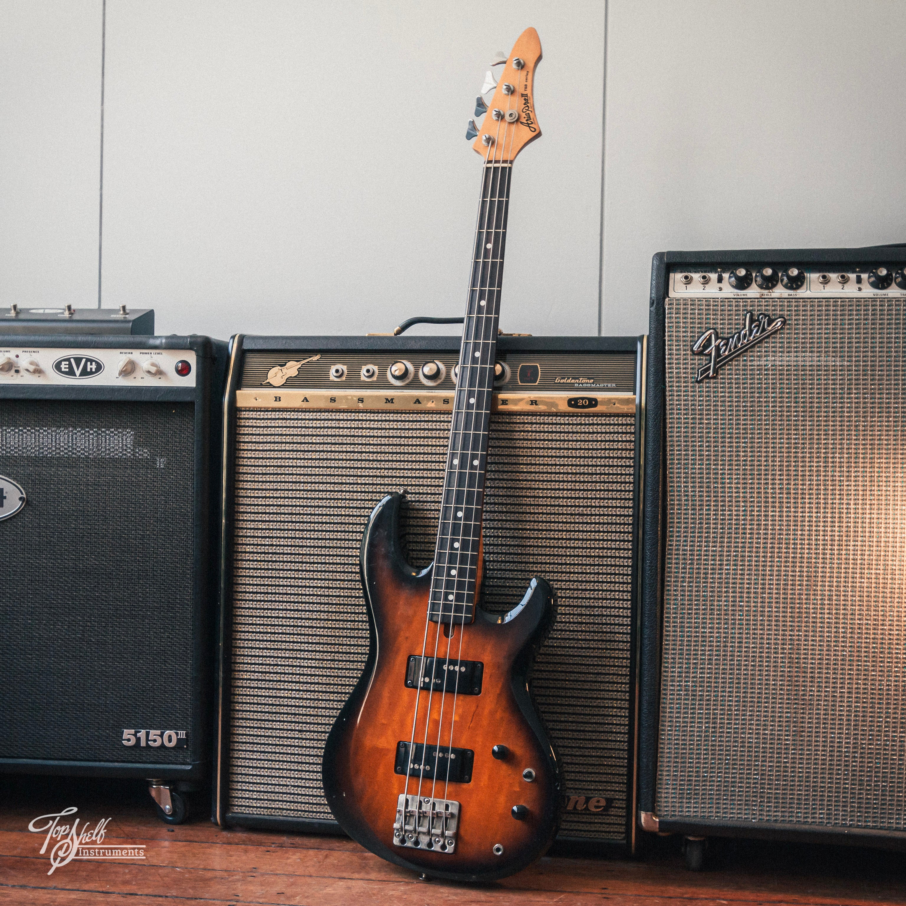 Aria Pro II TSB-400 Bass Sunburst 1983 – Topshelf Instruments