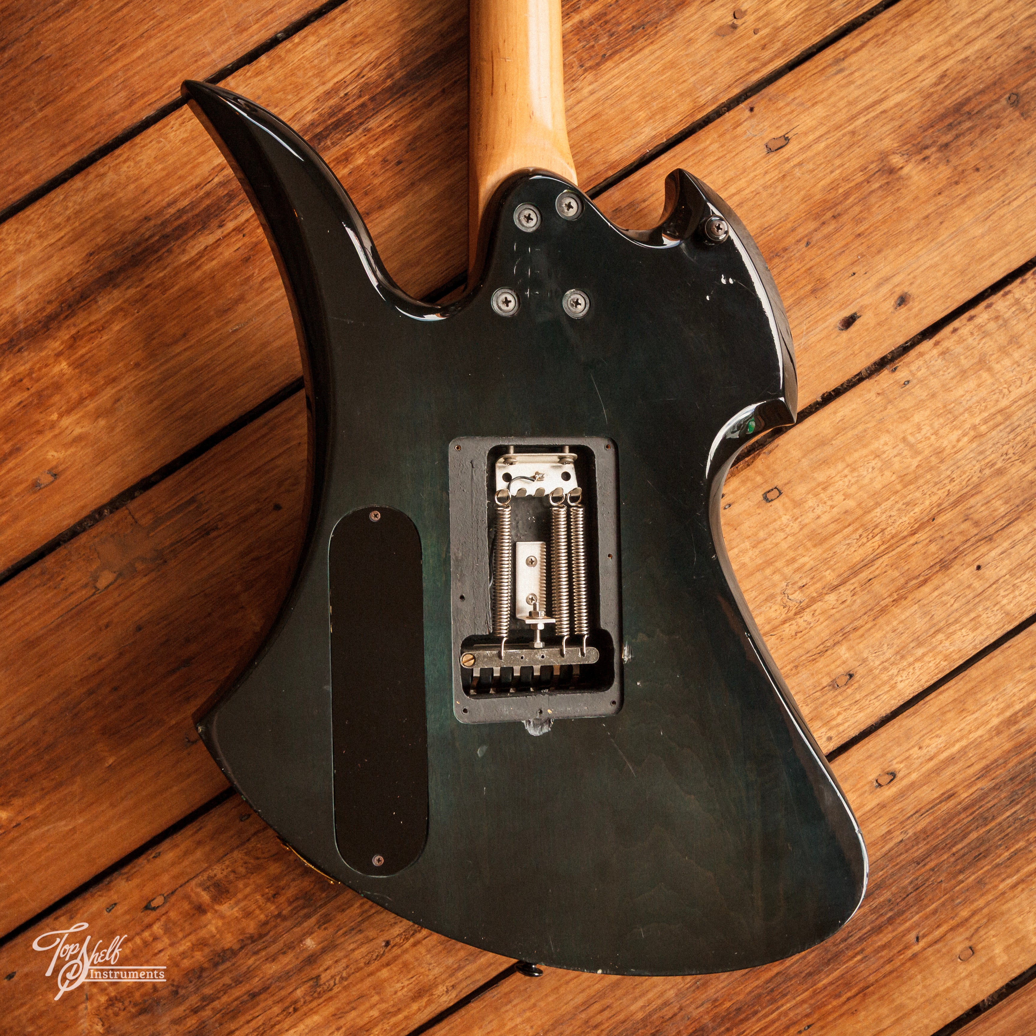 BC Rich Mockingbird-780JE Blue Burst 1998 – Topshelf Instruments