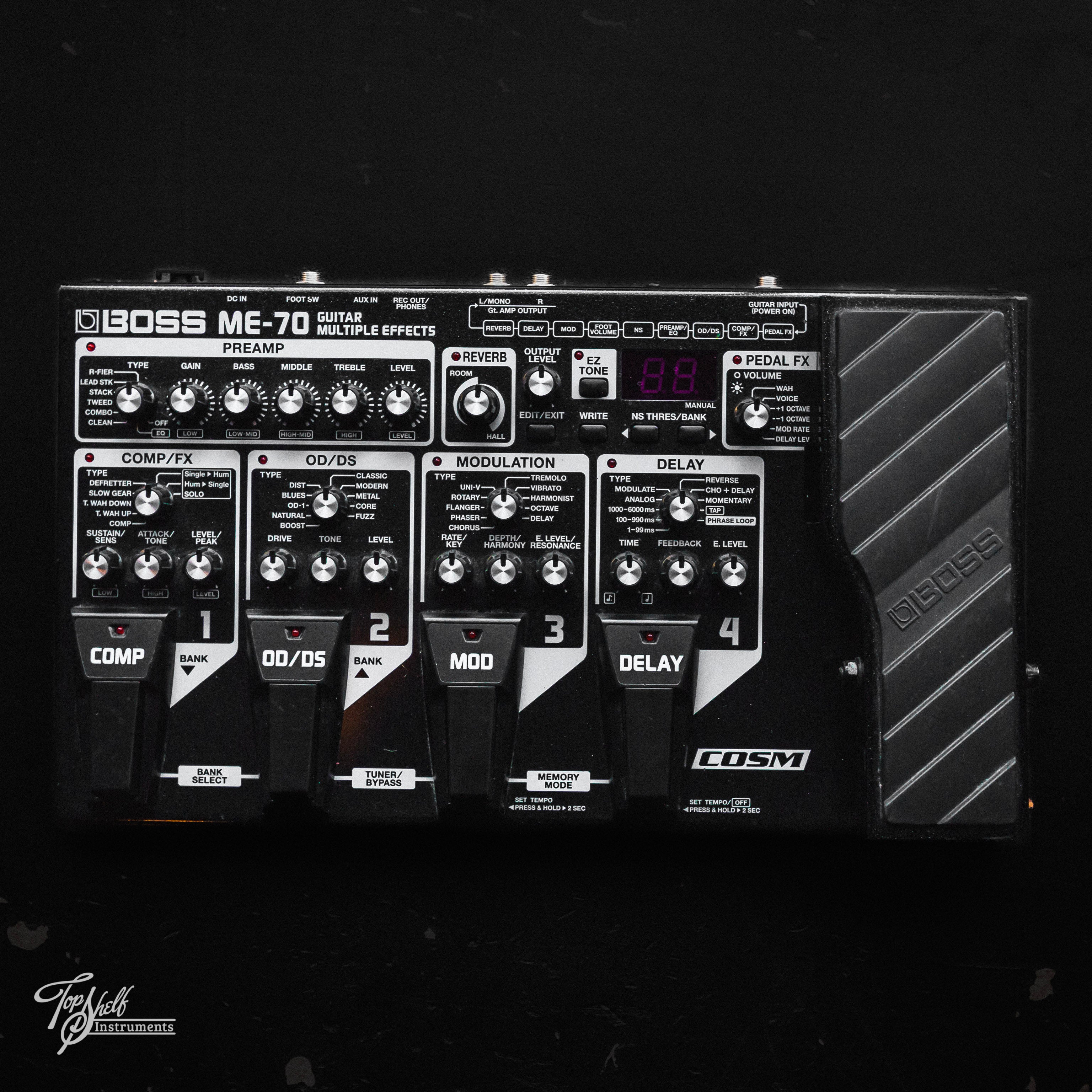 Boss ME-70 Guitar Multi Effects Unit – Topshelf Instruments