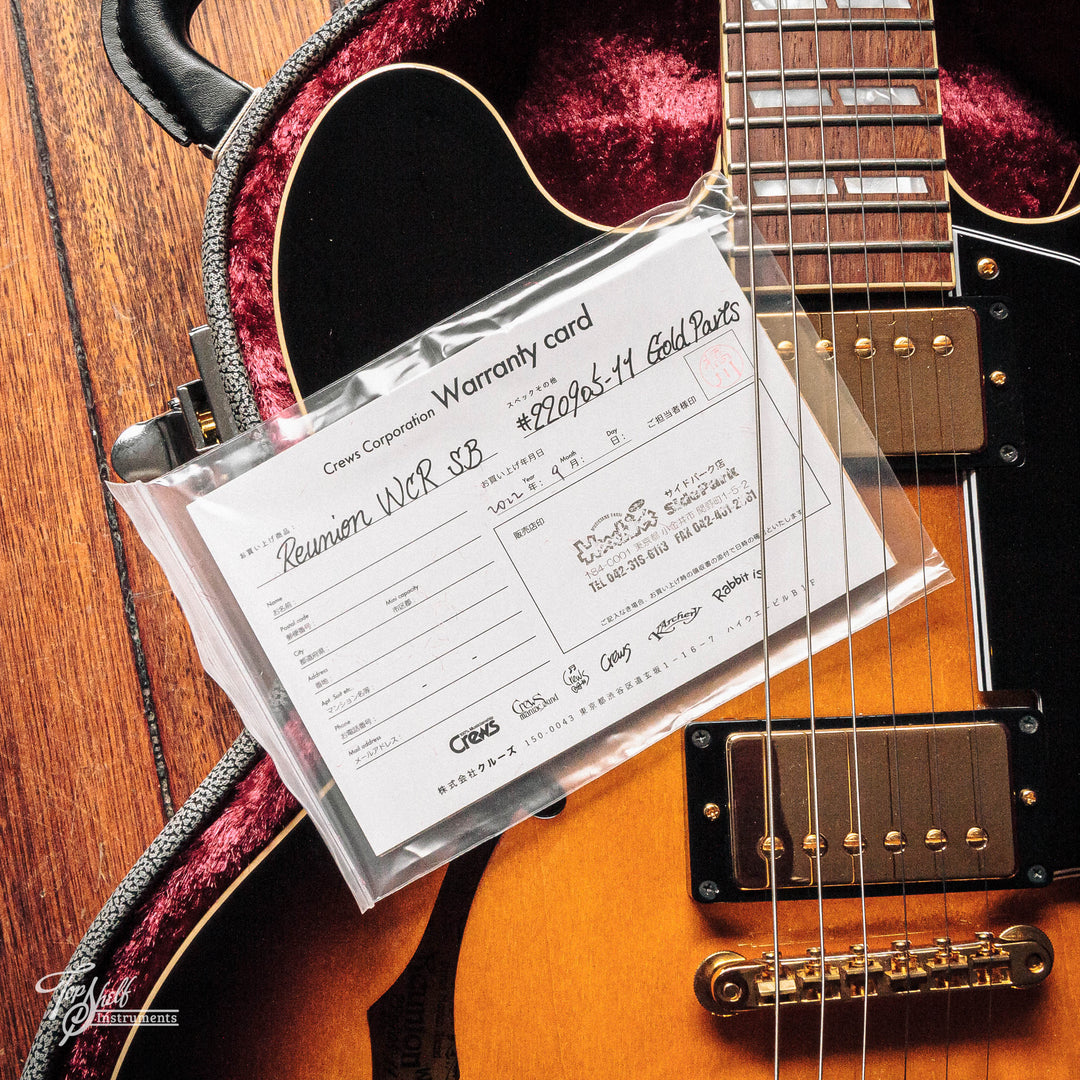 Crews Maniac Sound Reunion WCR Sunburst 2022 – Topshelf Instruments