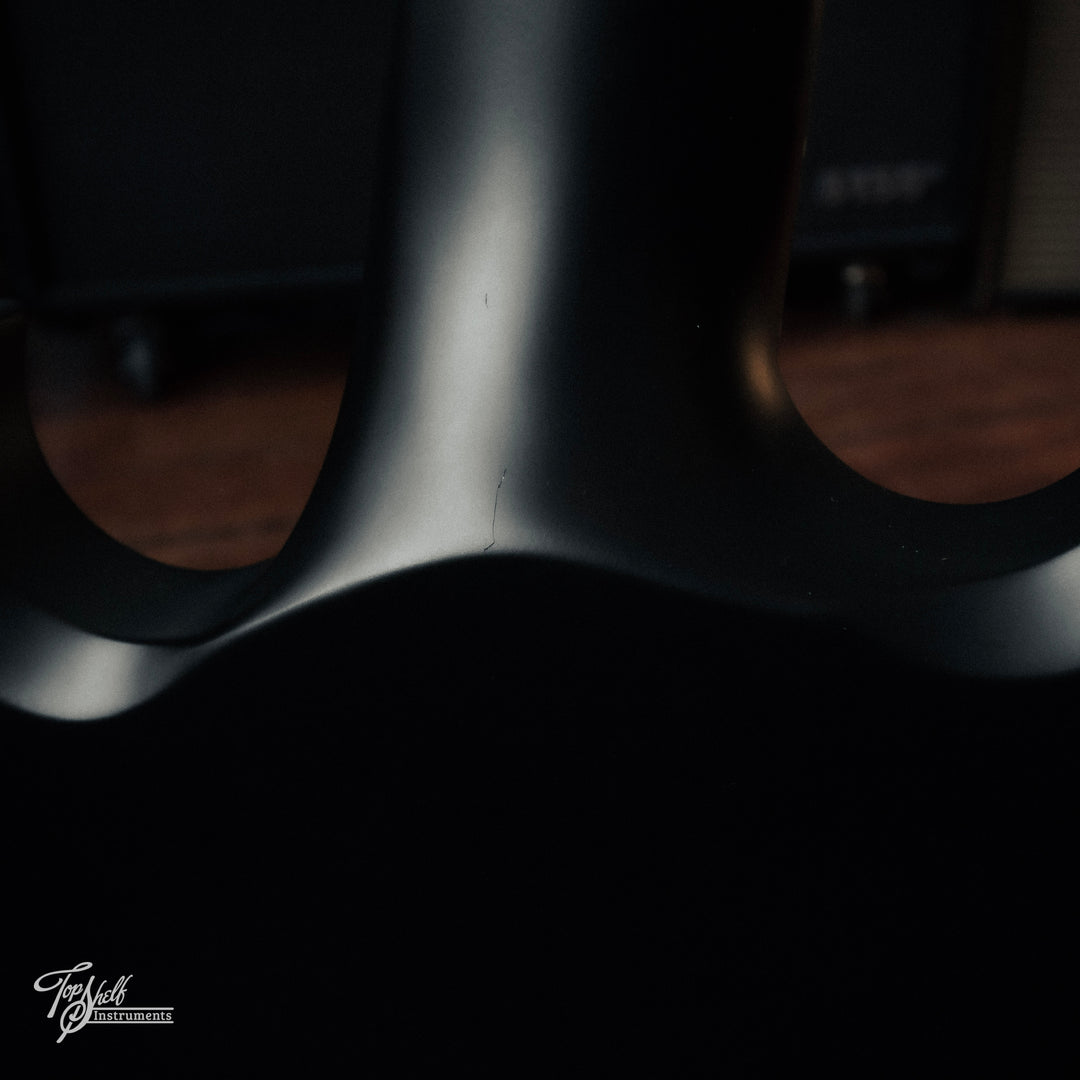 LTD Viper-7 Black Metal Baritone Black Satin 2018 – Topshelf Instruments