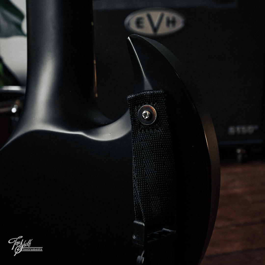 LTD Viper-7 Black Metal Baritone Black Satin 2018 – Topshelf Instruments