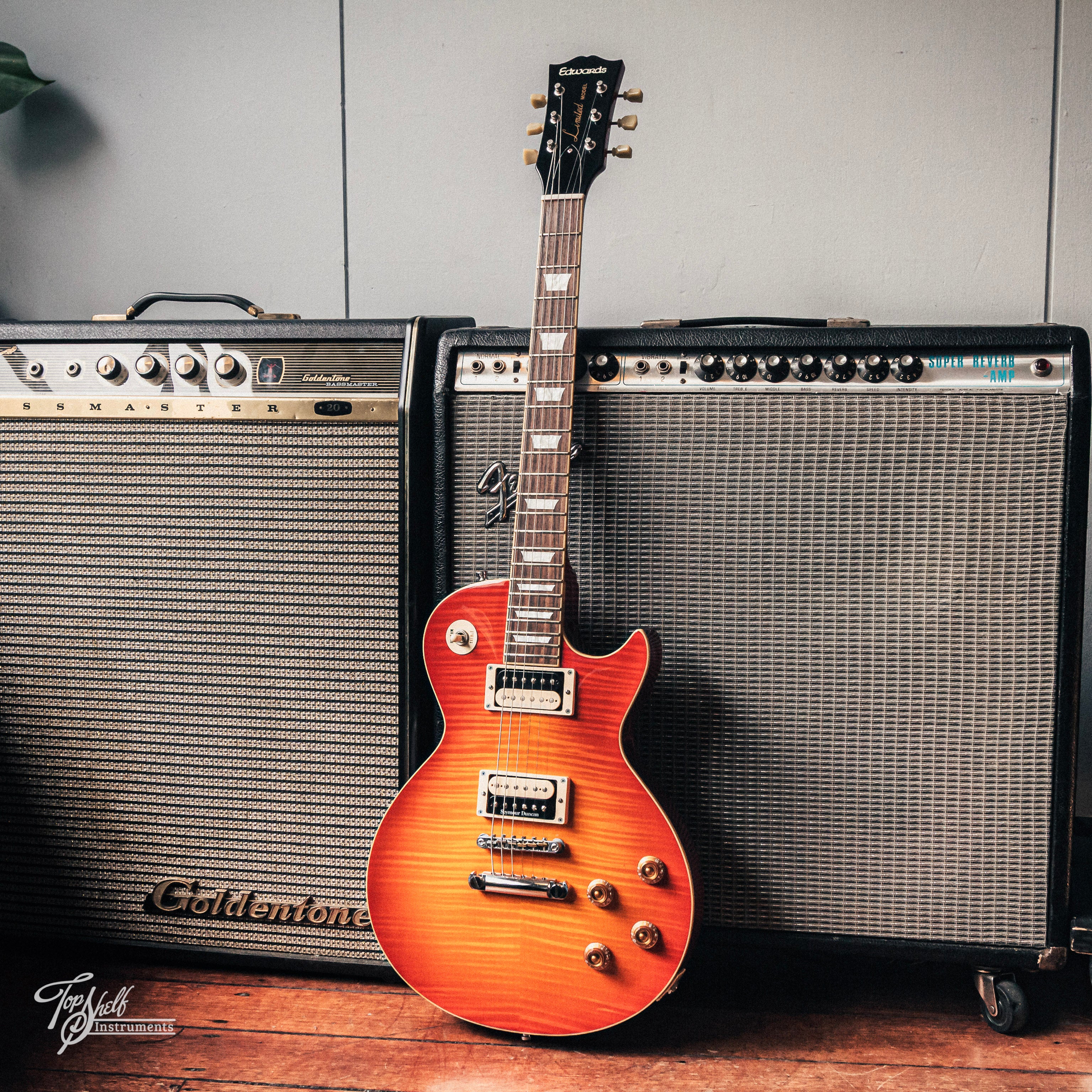 Edwards Limited E-LP-92SD Vintage Honeyburst 2007 – Topshelf Instruments