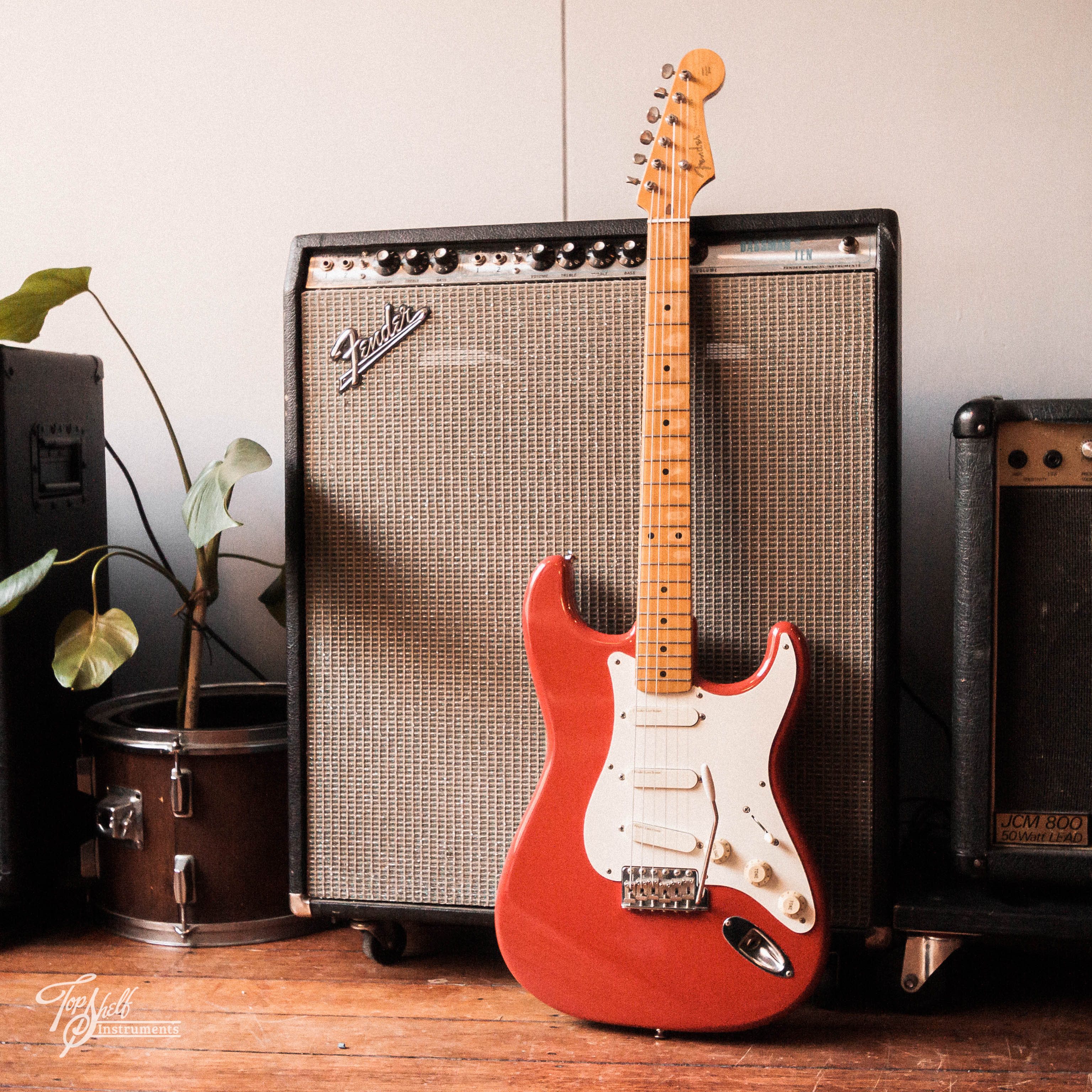 Fender Japan '54 Stratocaster ST54-95LS Fiesta Red 1994 – Topshelf ...