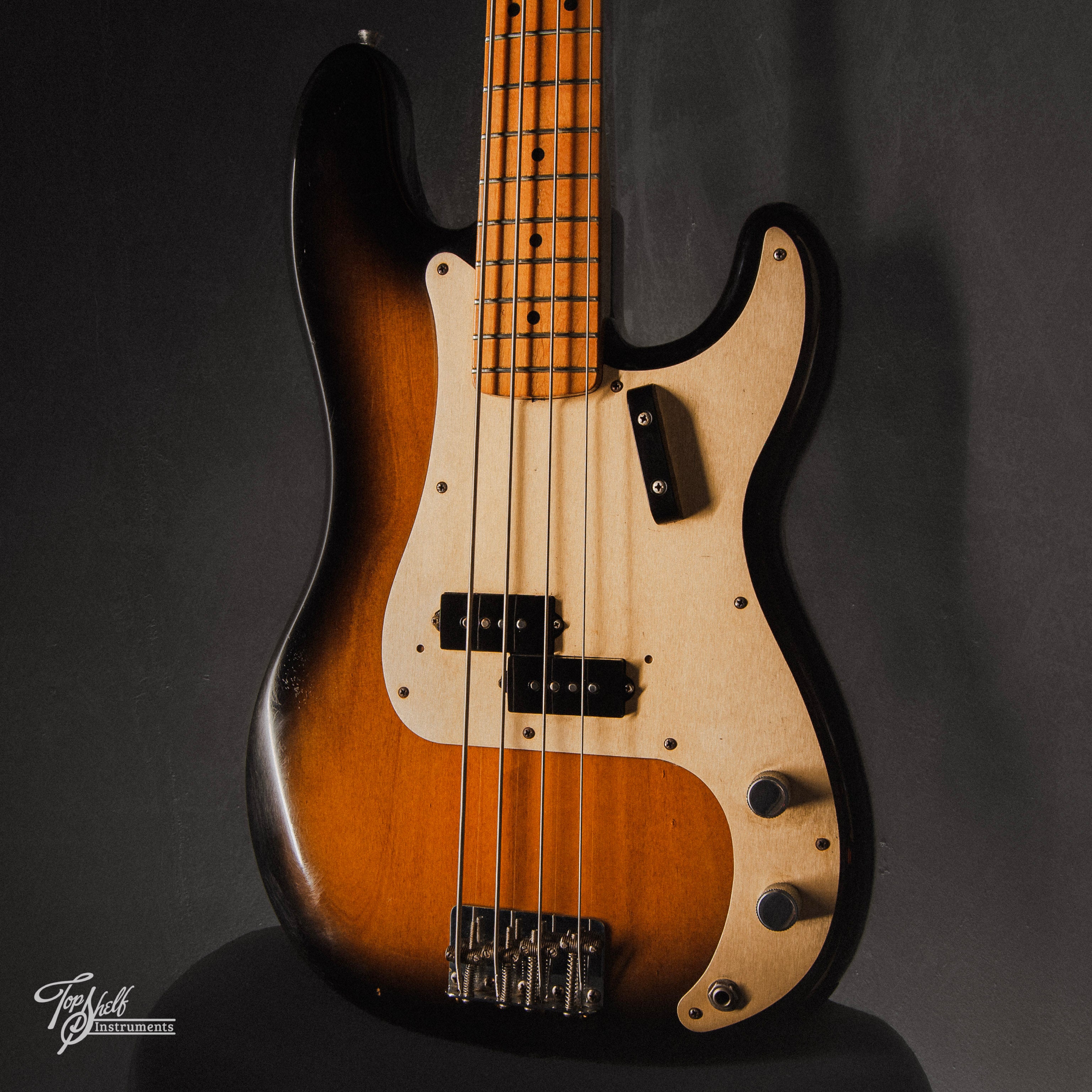 Fender American Vintage '57 Precision Bass Sunburst 2002 – Topshelf ...