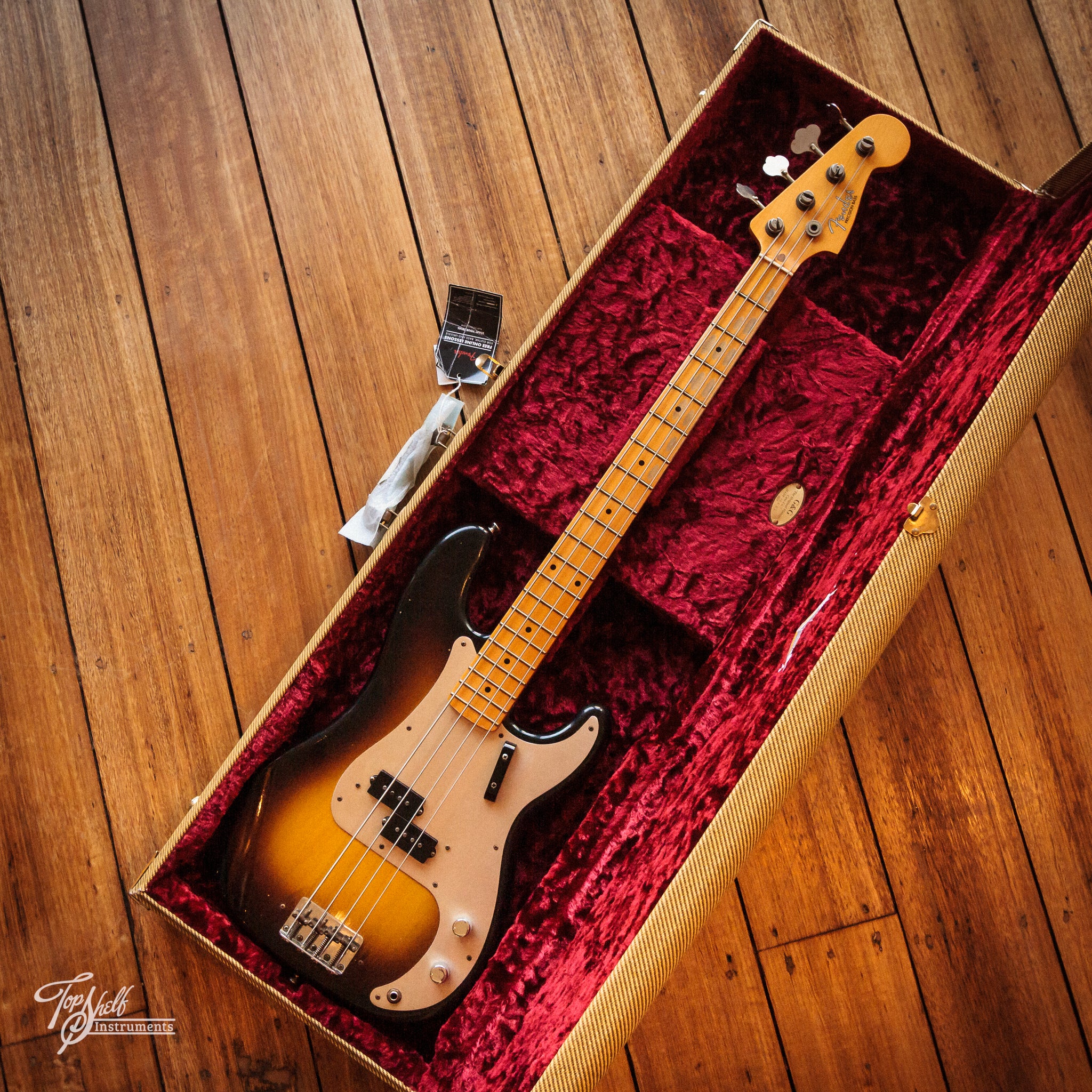 Fender Custom Shop '57 Precision Bass Sunburst Journeyman Relic 2021 ...