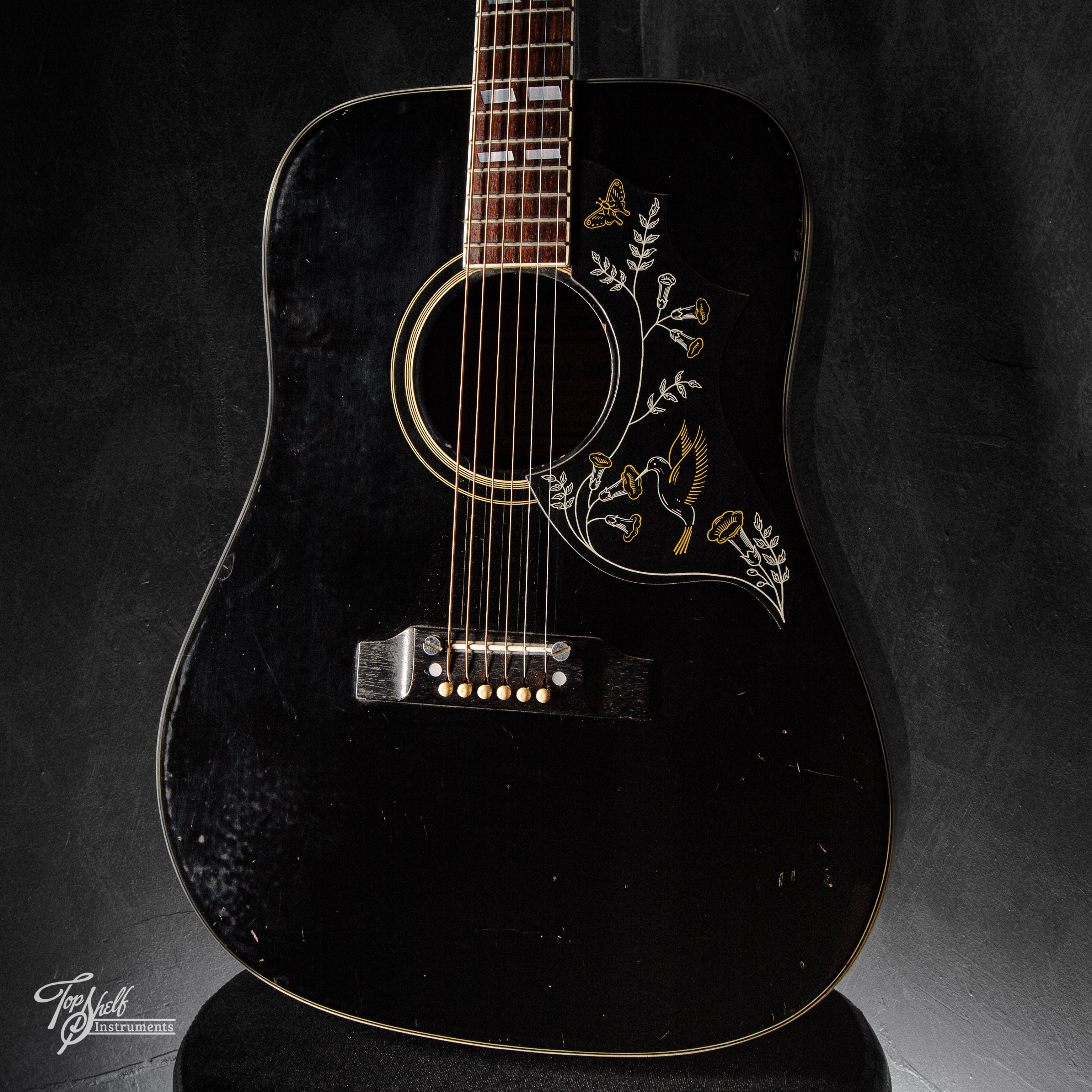 Ibanez 684 Concord Dreadnought Acoustic Black 1978 – Topshelf Instruments