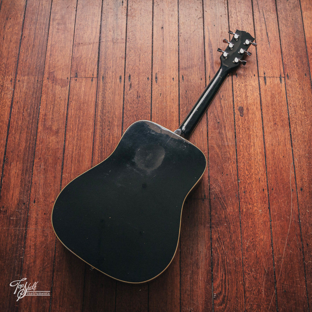 Ibanez 684 Concord Dreadnought Acoustic Black 1978 – Topshelf Instruments