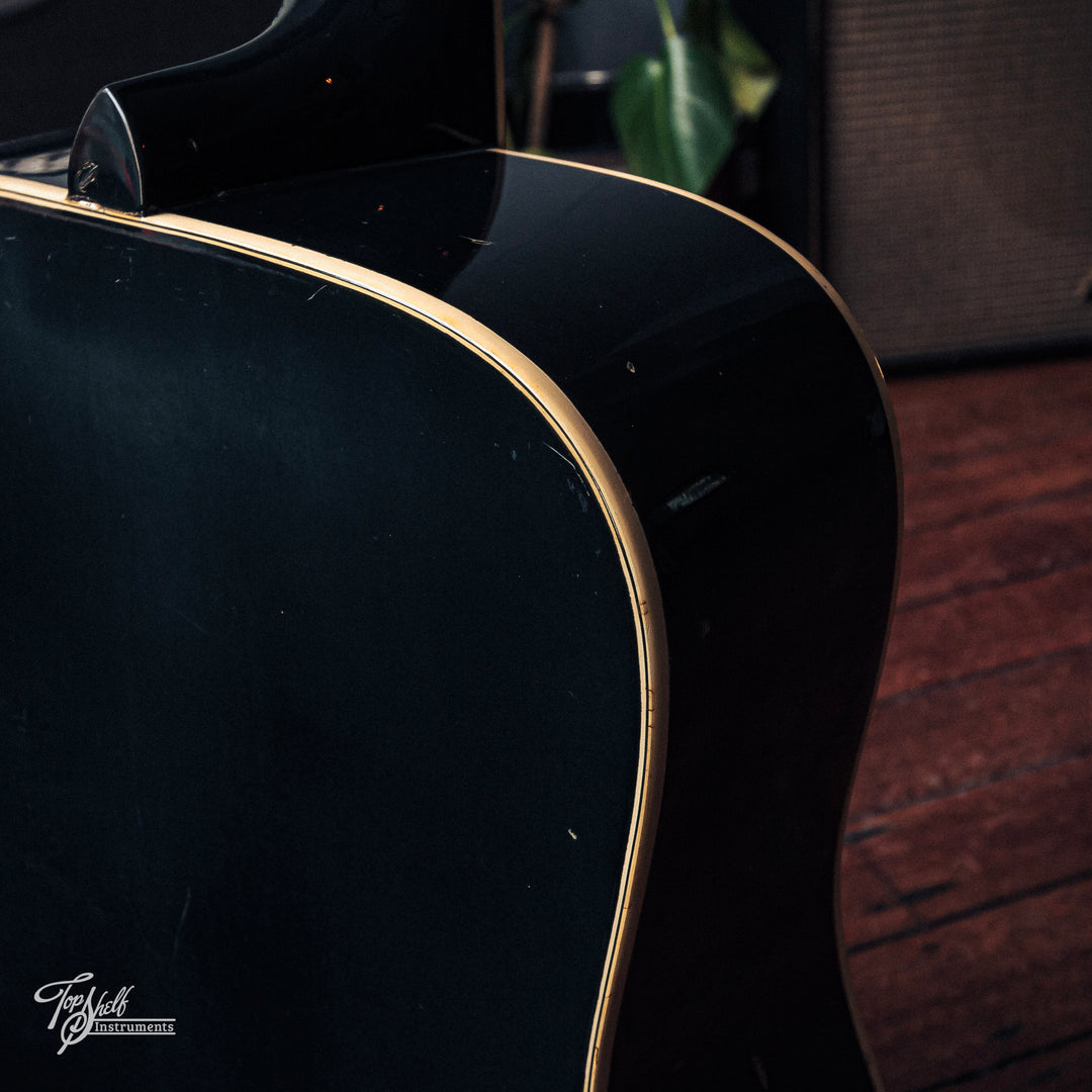 Ibanez 684 Concord Dreadnought Acoustic Black 1978 – Topshelf Instruments