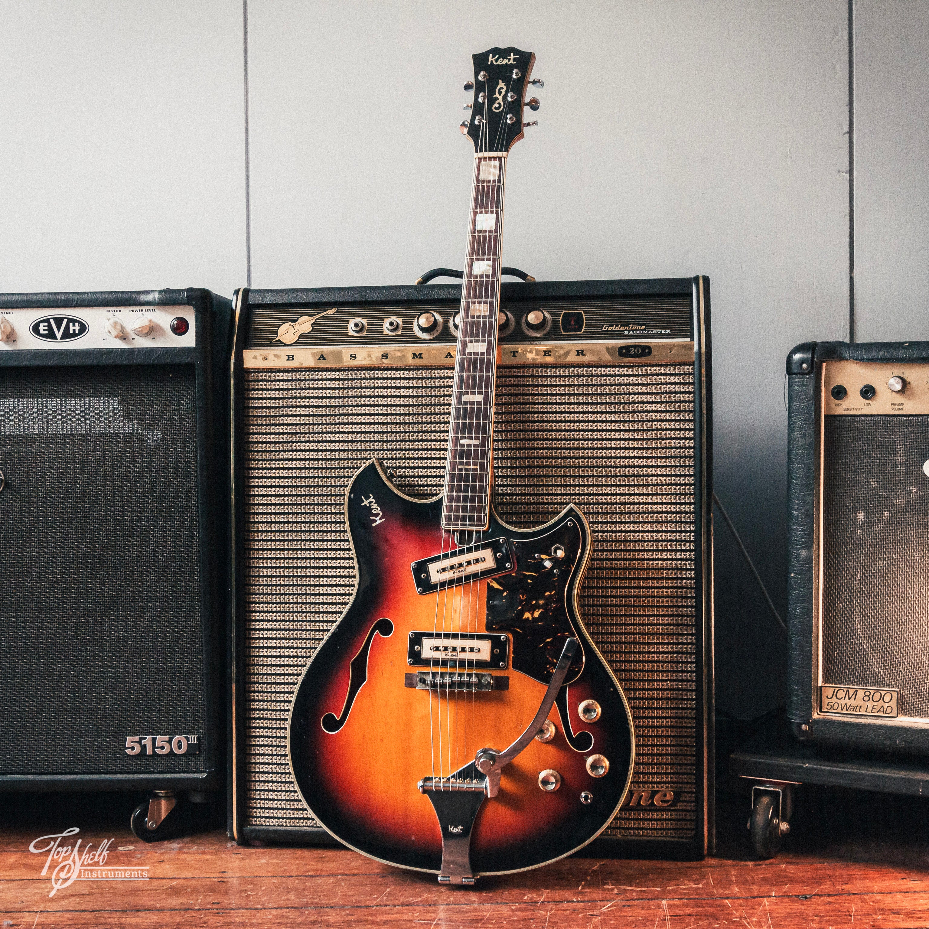 Kent 820 Hollow Body Sunburst 1968 – Topshelf Instruments