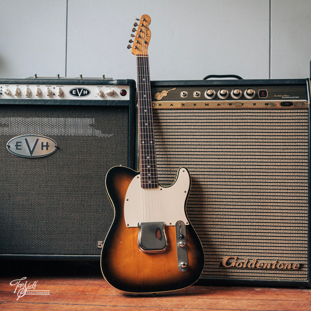 Fender Japan '61 Custom Esquire TES61-650 Sunburst 1990 – Topshelf ...