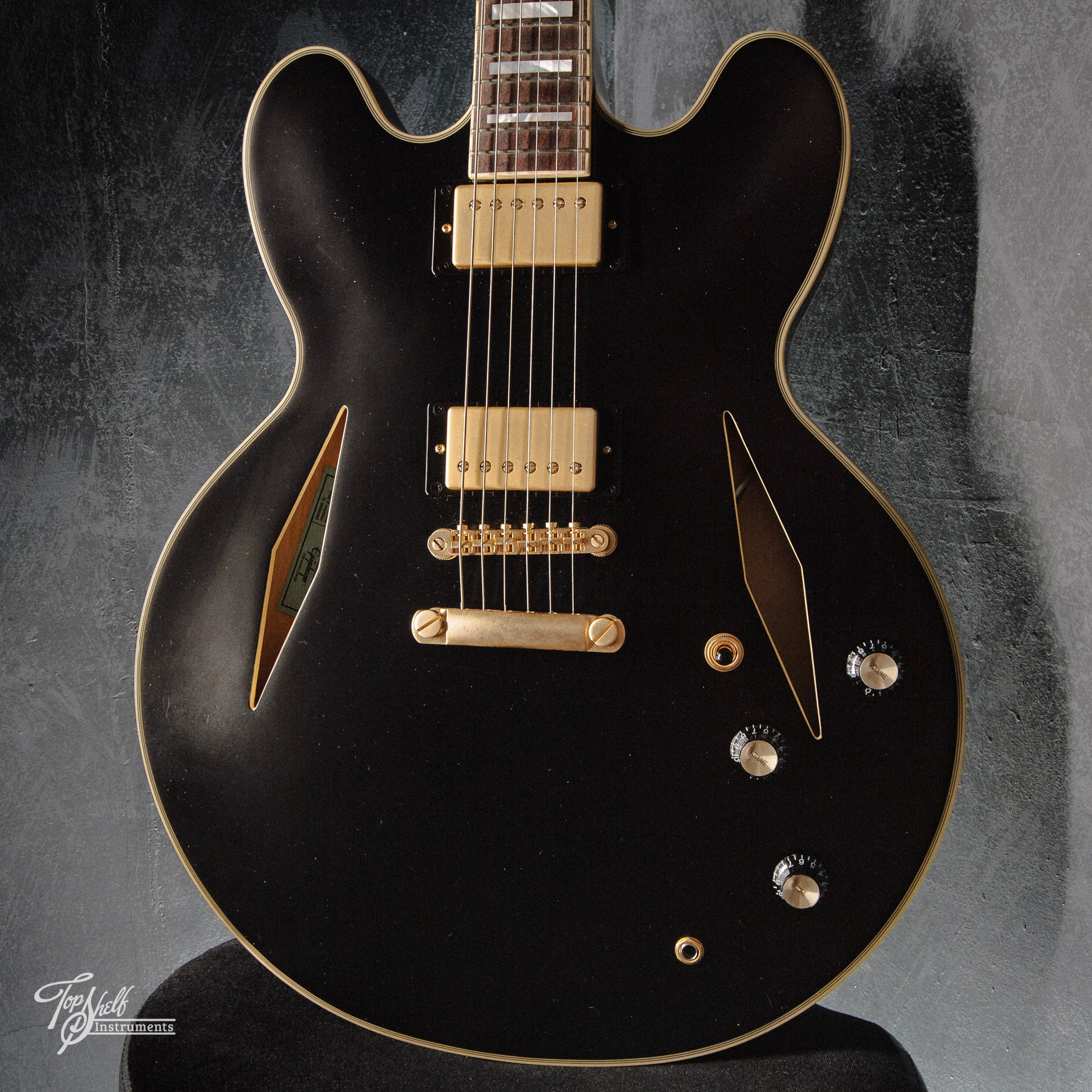Epiphone Emily Wolfe Sheraton Stealth Aged Black Gloss 2022 – Topshelf ...