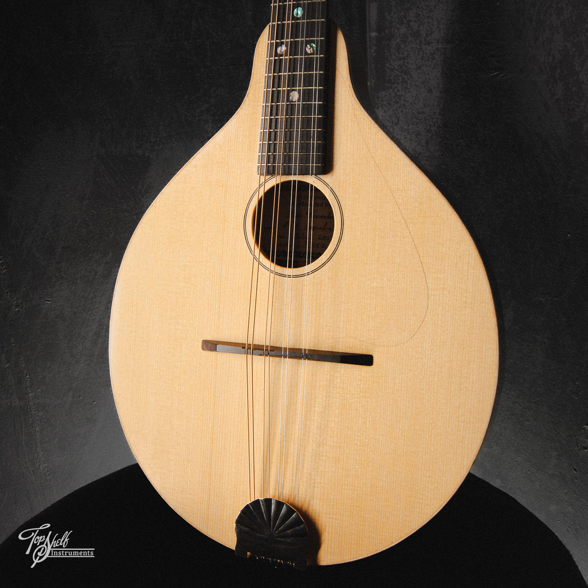 Peter Coombe Custom Mandolin Natural 2012 – Topshelf Instruments