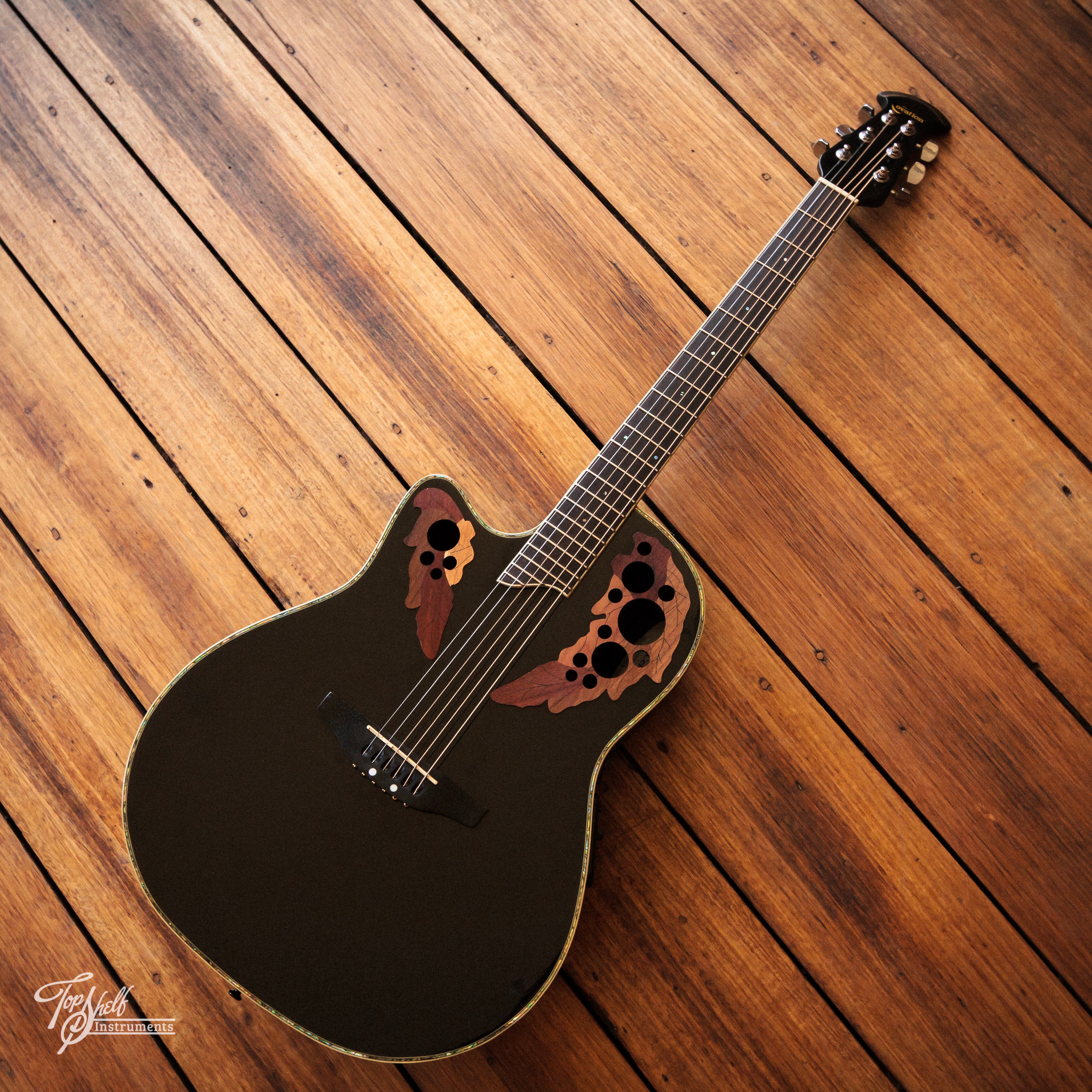 Ovation Celebrity CC-44L Left Handed Acoustic/Electric Black 2011 ...