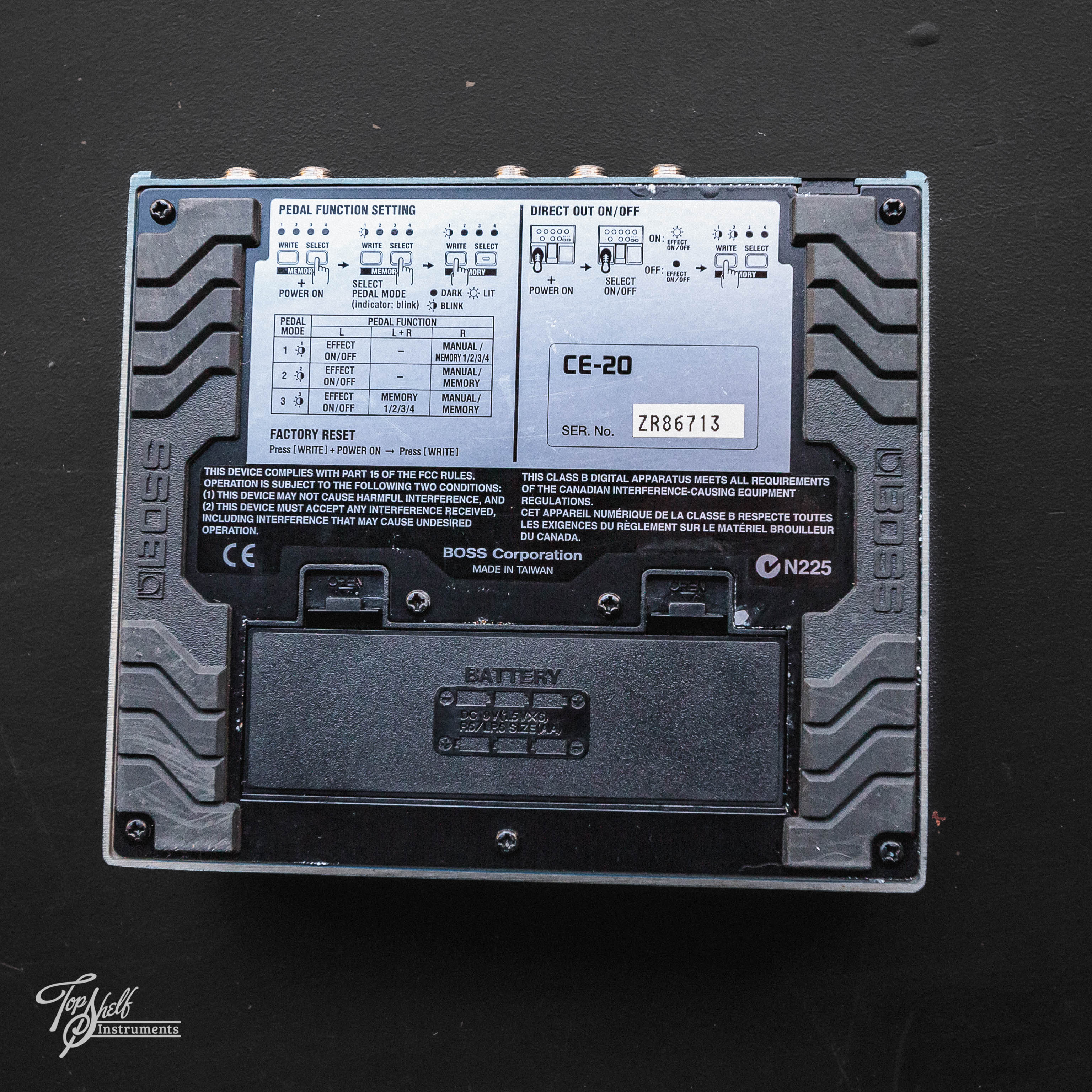 Boss CE-20 Chorus Ensemble Pedal – Topshelf Instruments