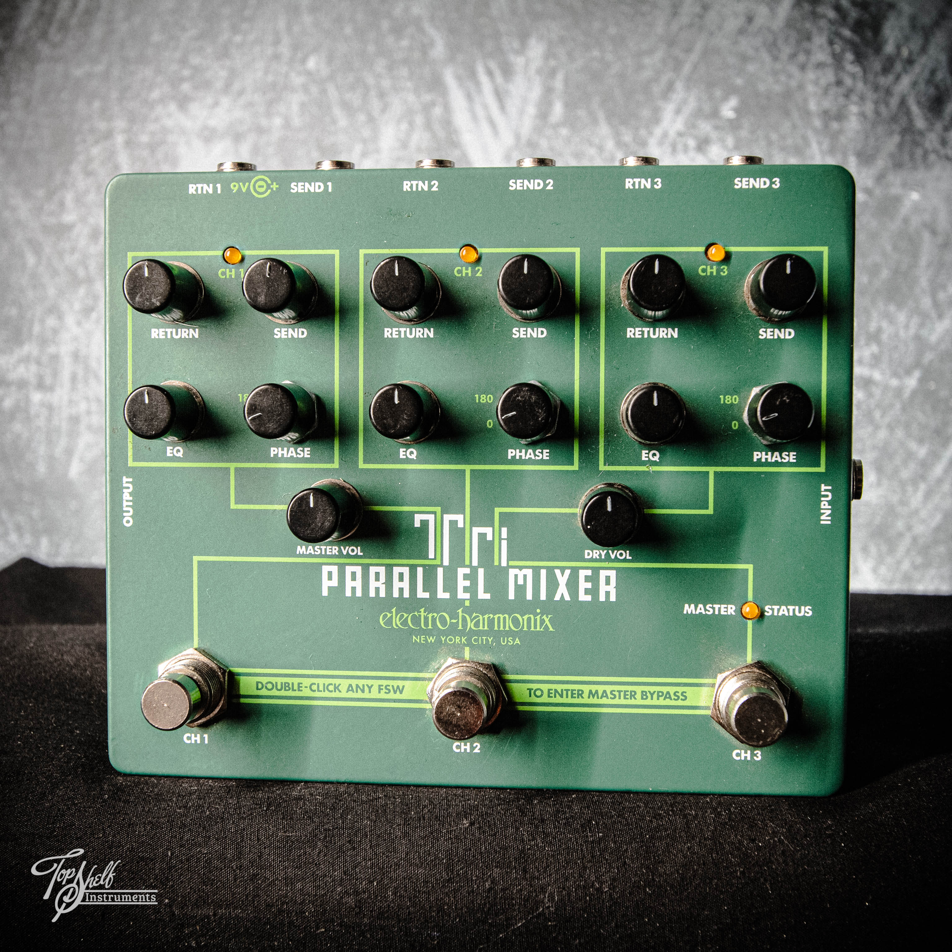Electro-Harmonix Tri Parallel Mixer Effects Loop Pedal – Topshelf ...
