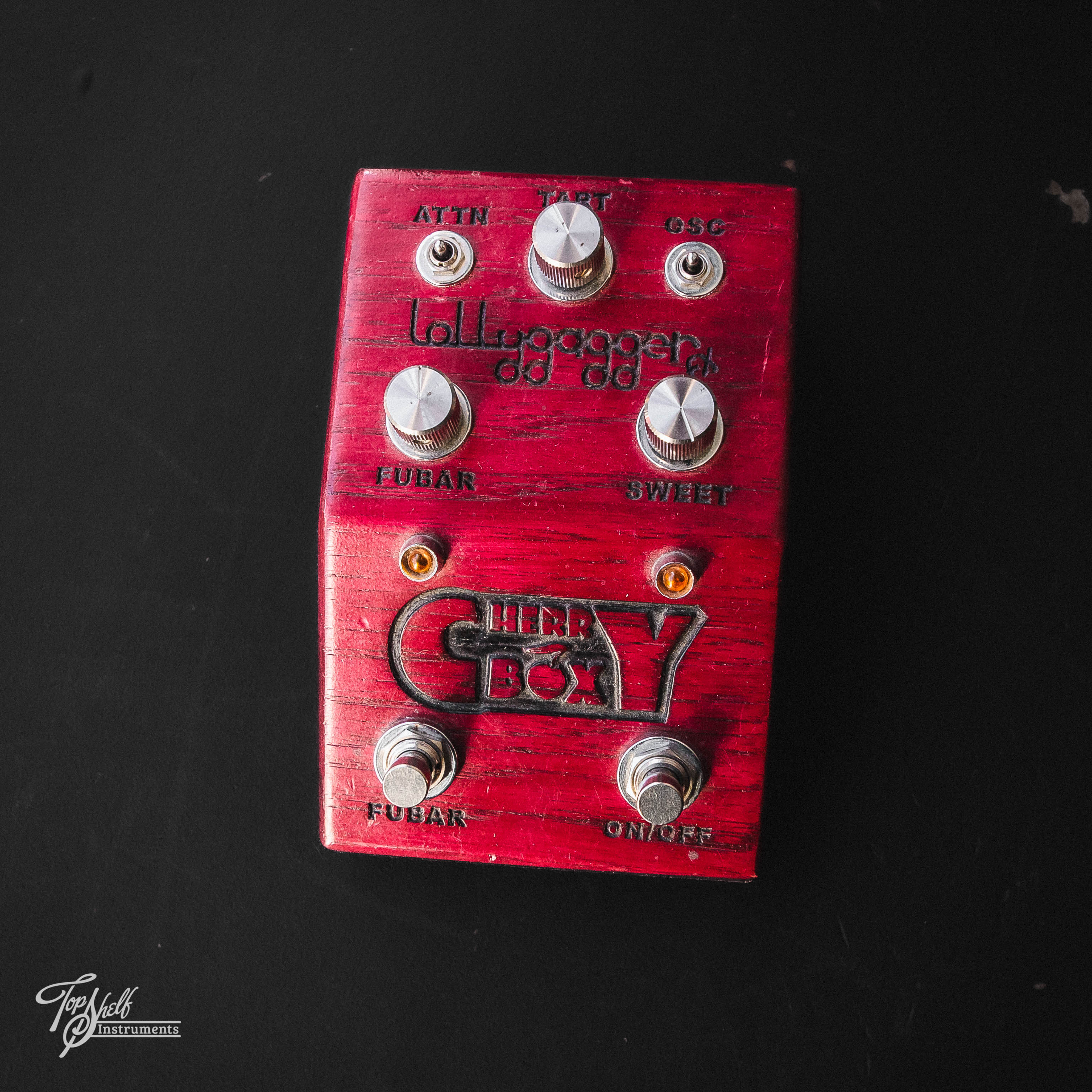 Lollygagger FX Cherry Box Fuzz Pedal – Topshelf Instruments