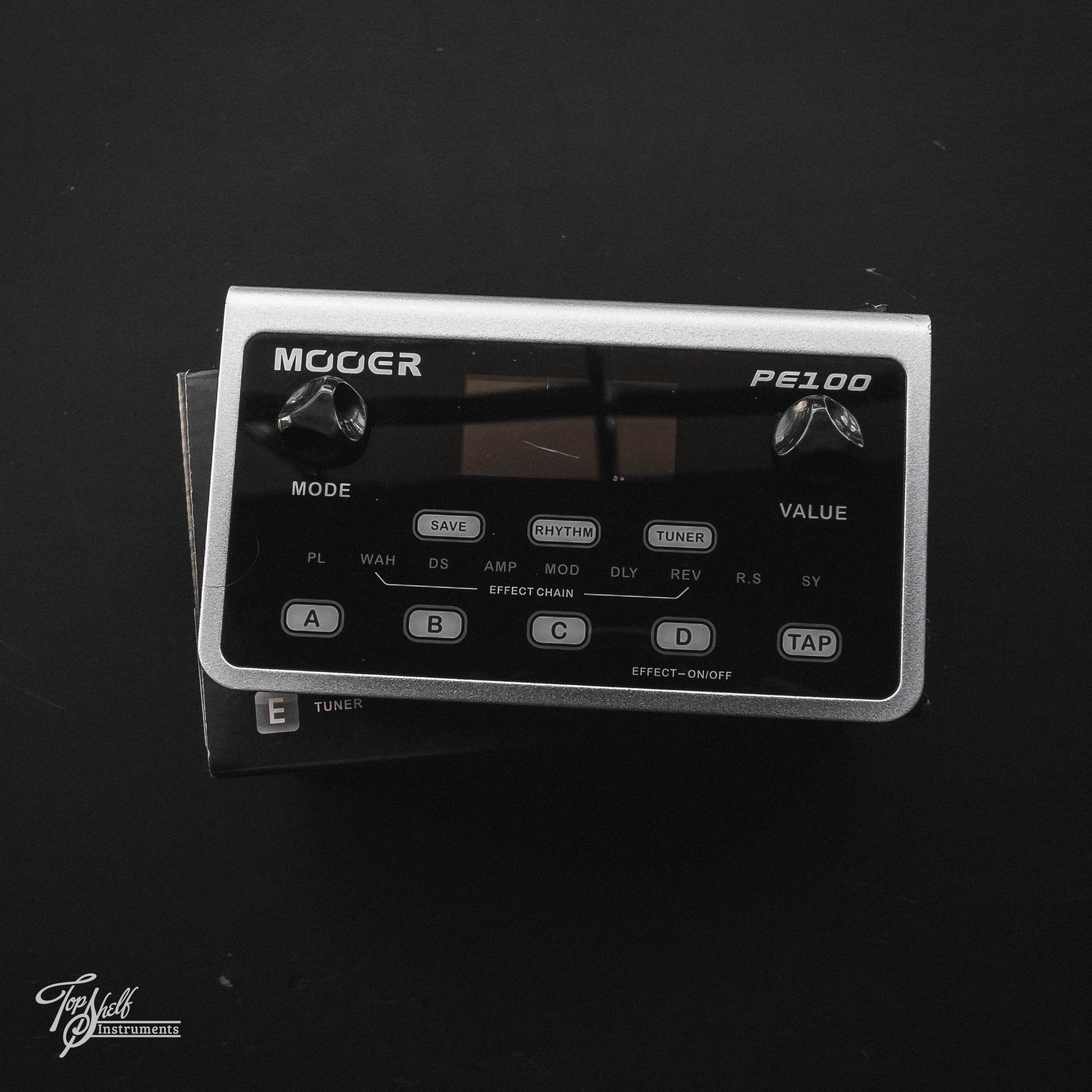 Mooer PE100 Portable Guitar Effects Unit – Topshelf Instruments