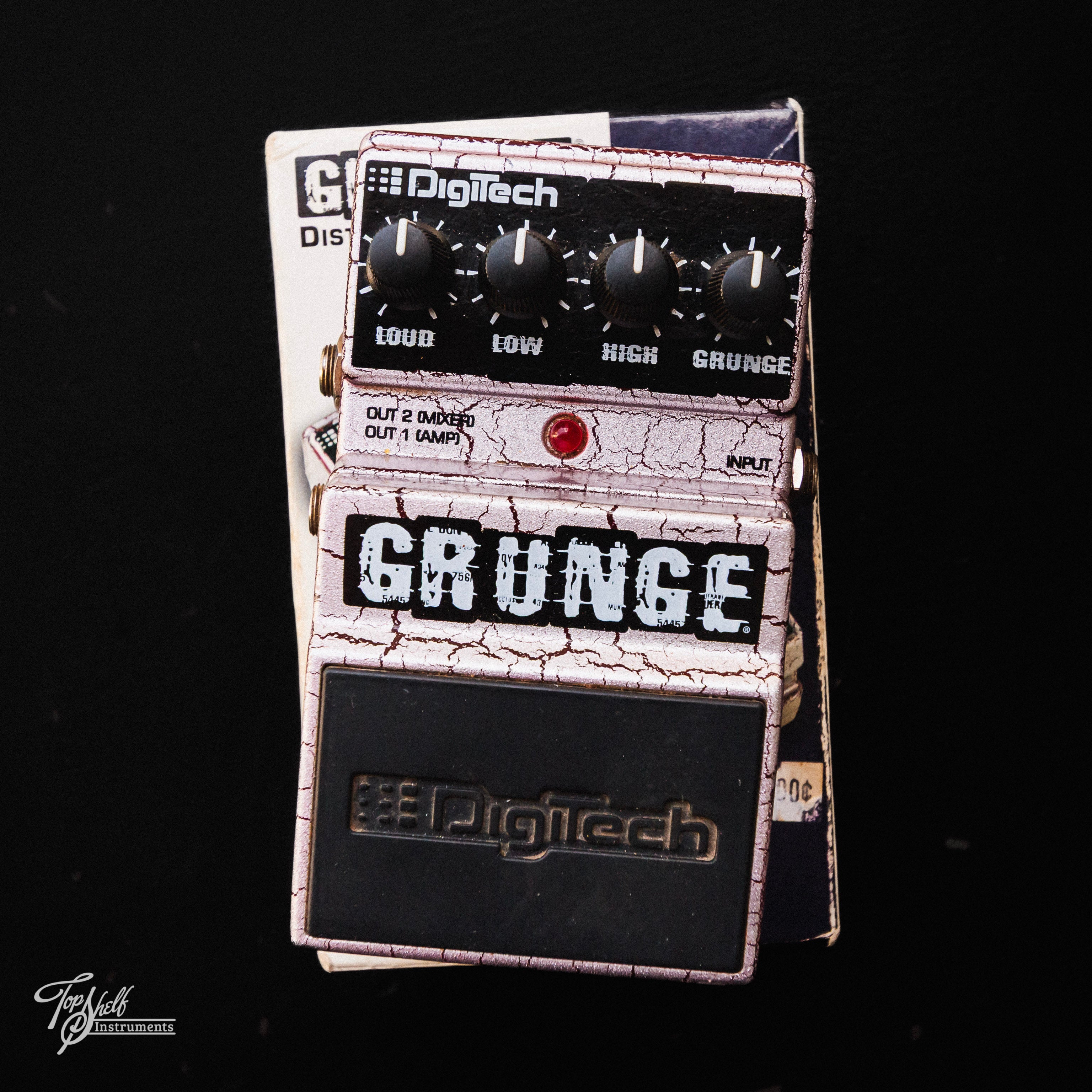 Digitech Grunge Distortion Pedal – Topshelf Instruments