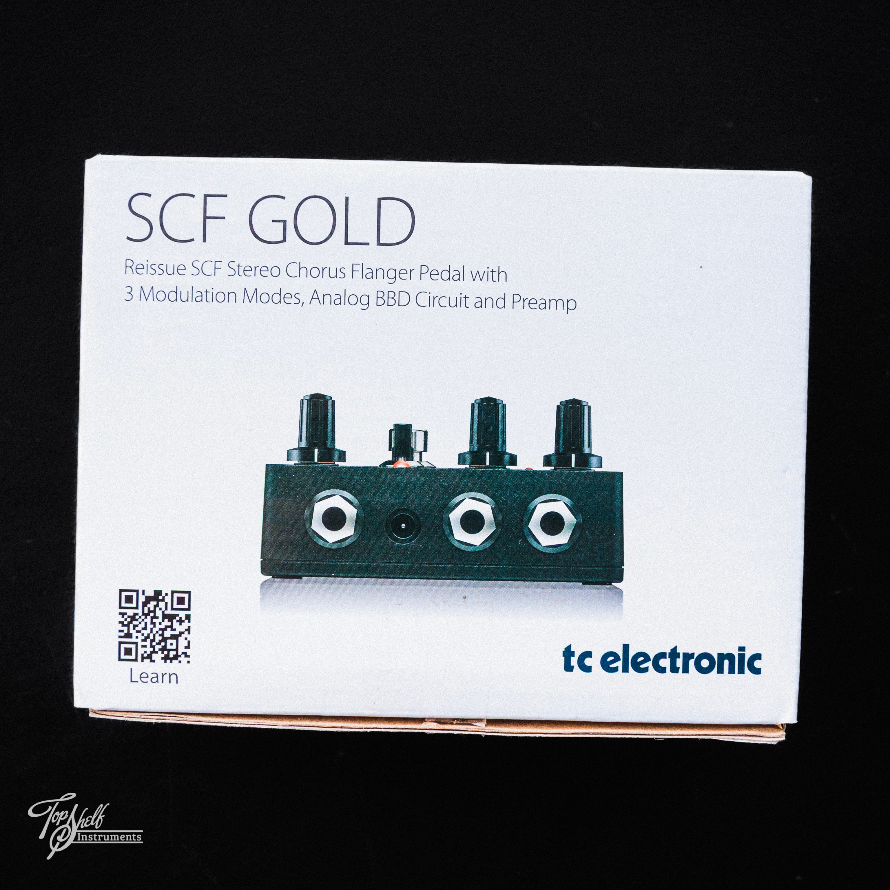 TC Electronic SCF Gold Stereo Analog Chorus/Flanger/Preamp Pedal ...