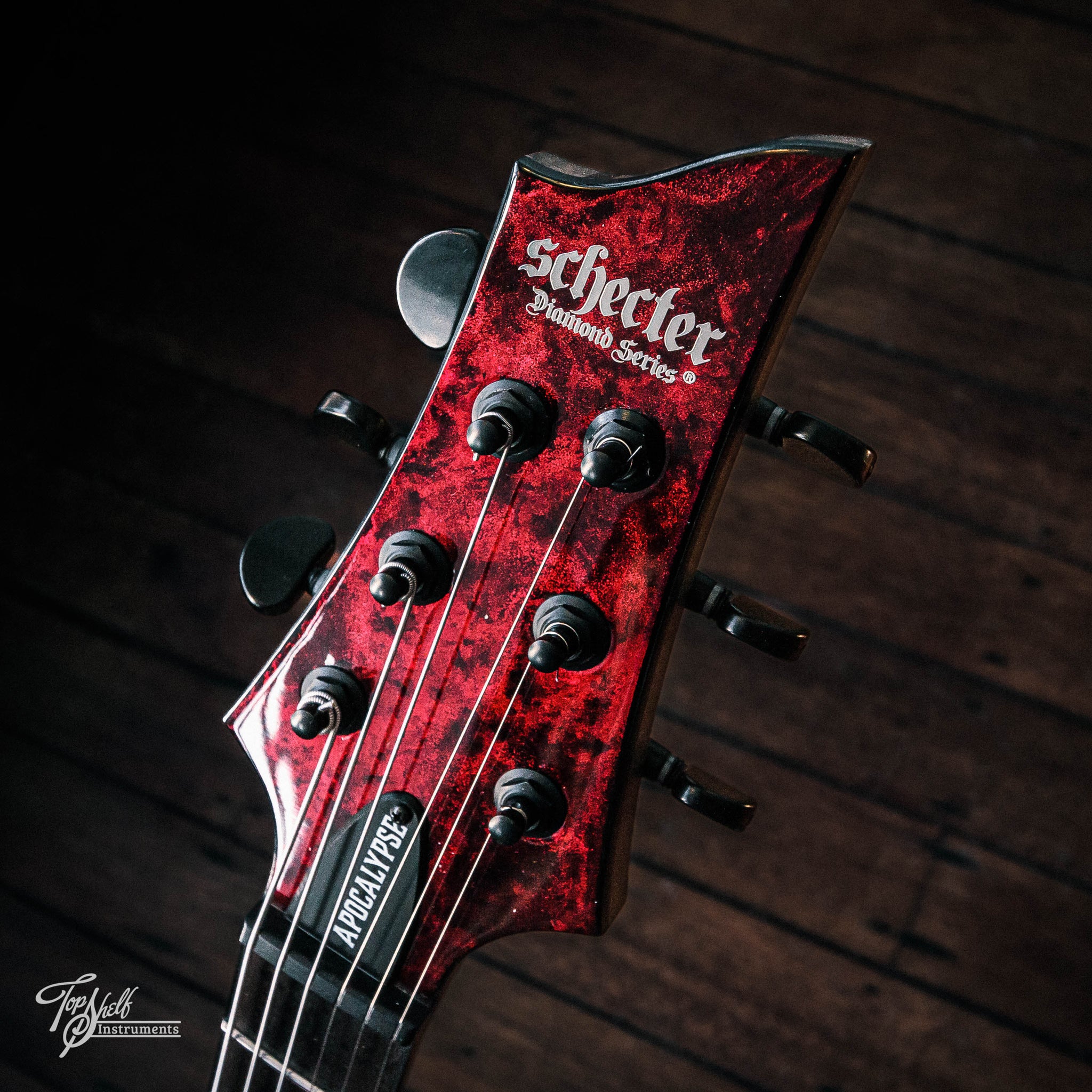 Schecter Diamond Series V-1 Apocalypse Red Reign 2021 – Topshelf ...
