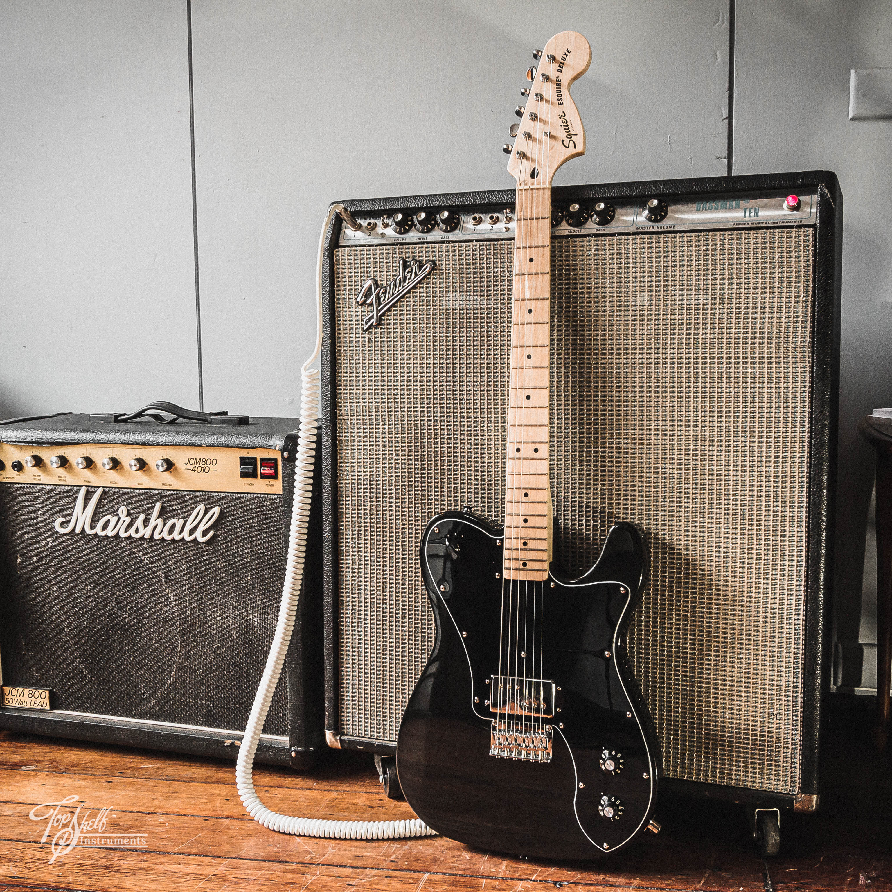 Squier Paranormal Esquire Deluxe Metallic Black 2023 – Topshelf Instruments