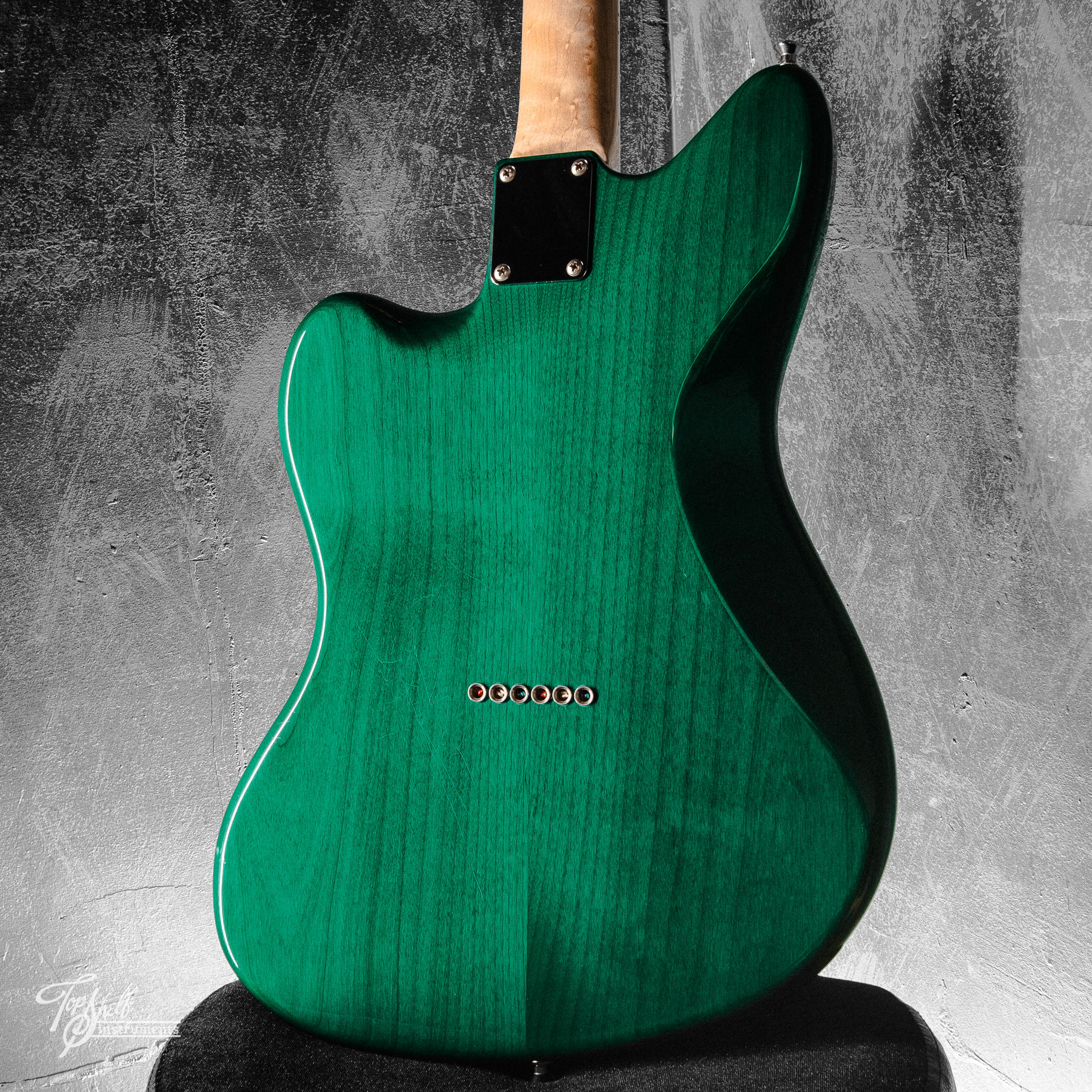 Warmoth Jazzmaster Build Transparent Turquoise 2017 – Topshelf Instruments