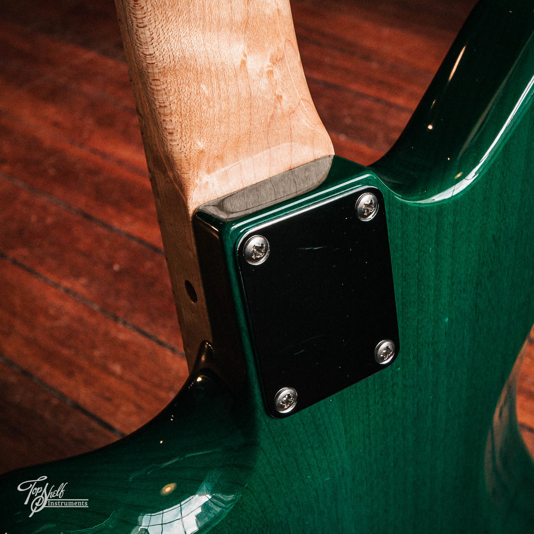 Warmoth Jazzmaster Build Transparent Turquoise 2017 – Topshelf Instruments