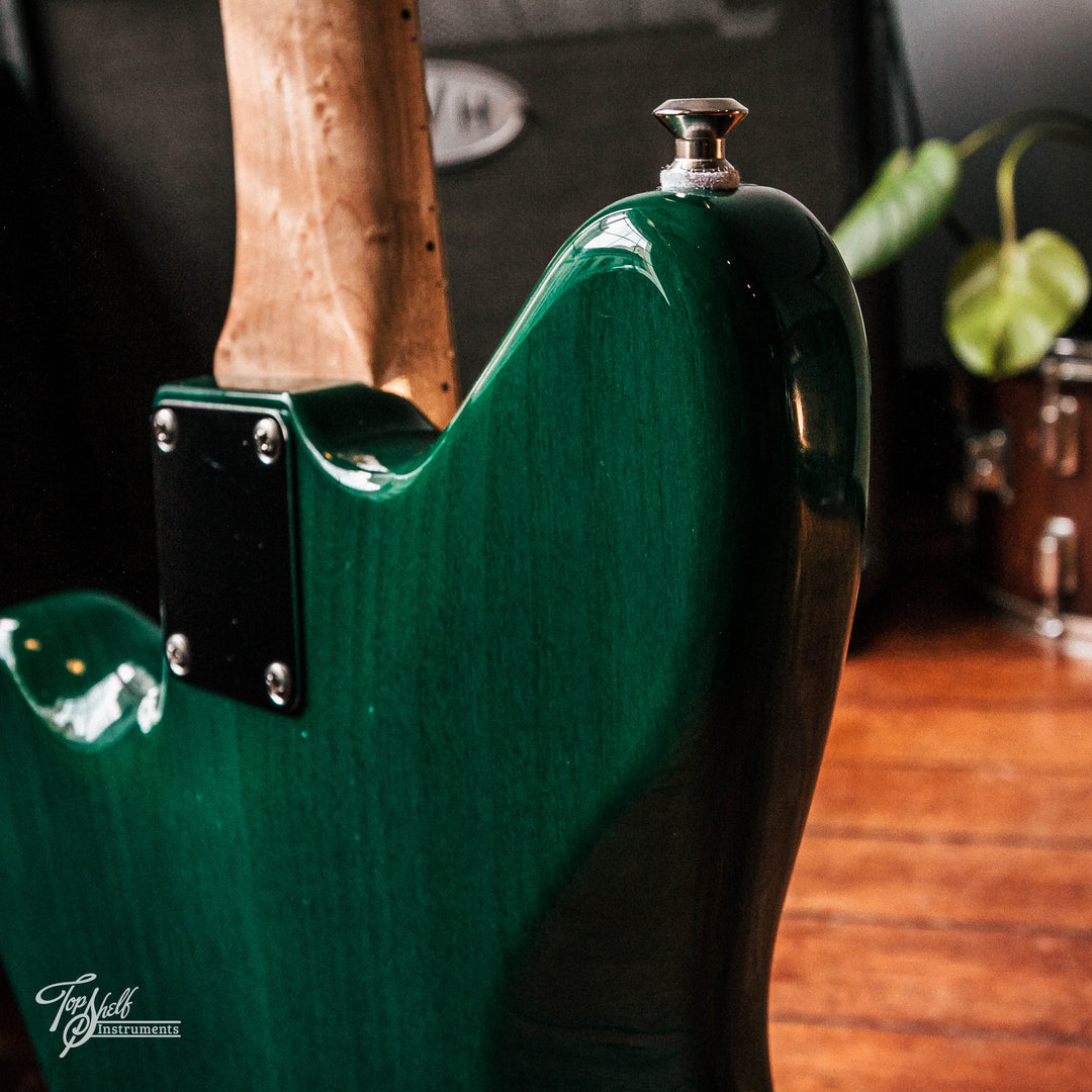 Warmoth Jazzmaster Build Transparent Turquoise 2017 – Topshelf Instruments