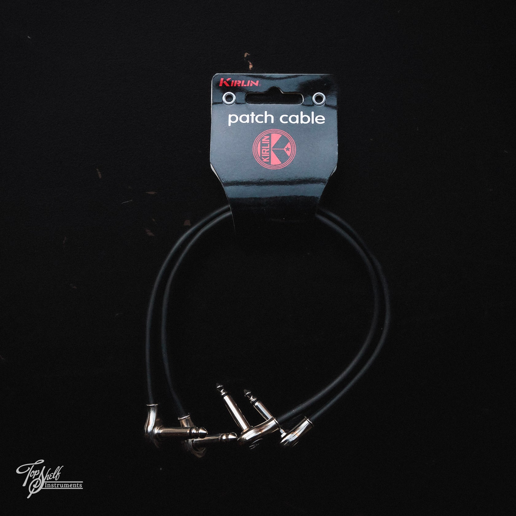 Kirlin 12" Low-Profile Right-Angle Patch Cables - Black (2-Pack ...
