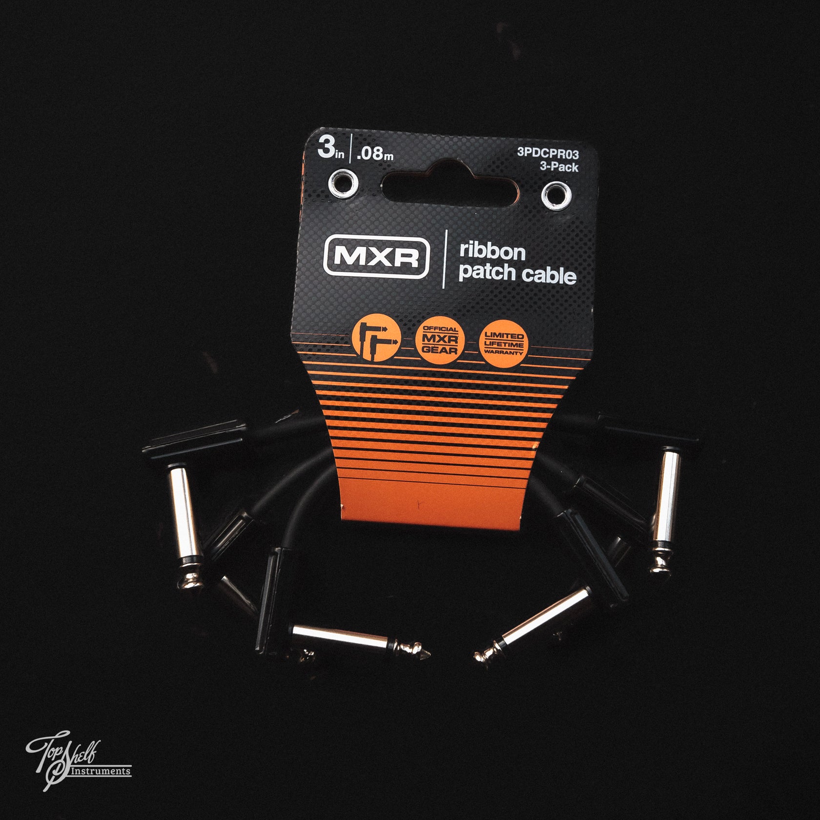 MXR Ribbon Patch 3" Cables - 3-Pack – Topshelf Instruments