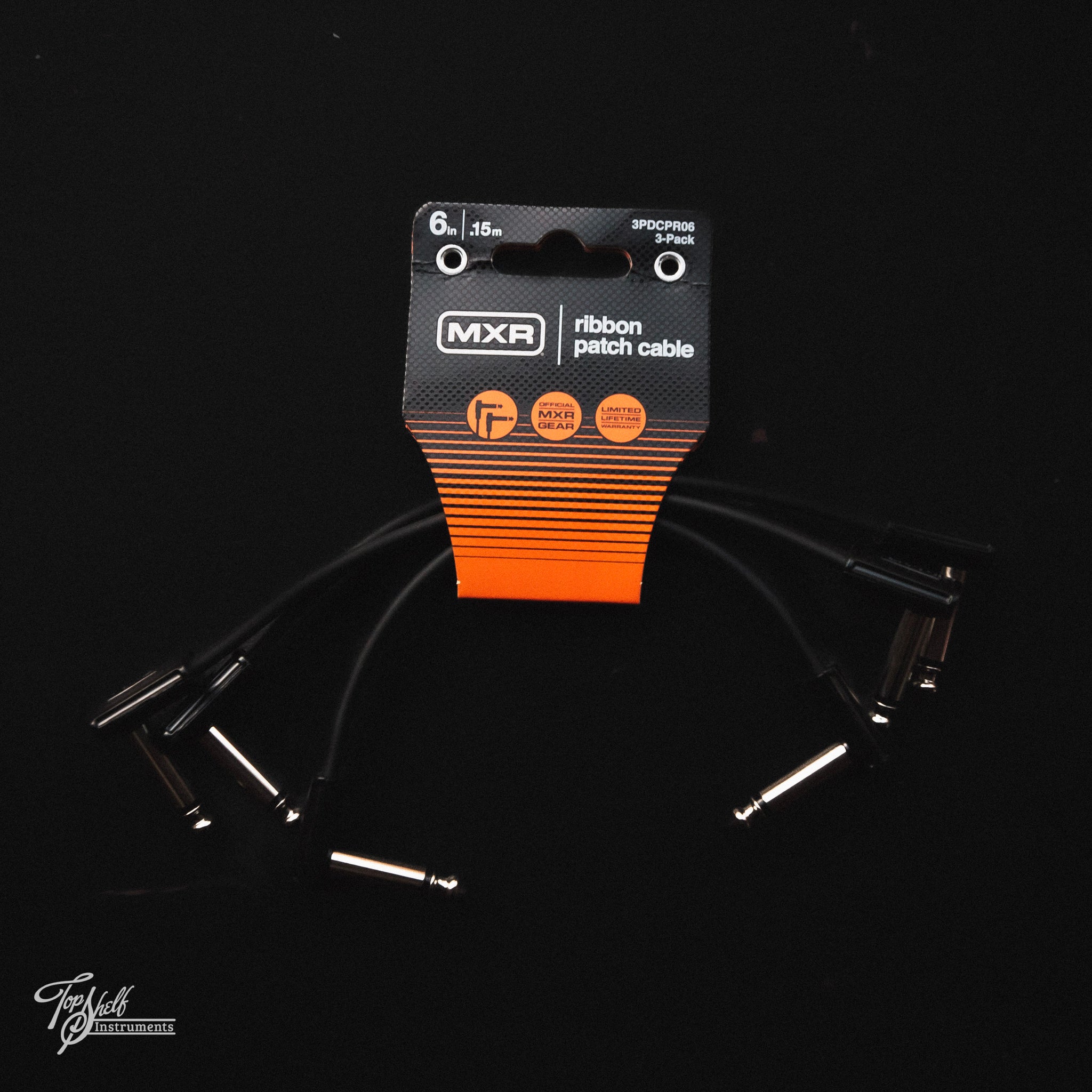 MXR Ribbon Patch 6" Cables - 3-Pack – Topshelf Instruments