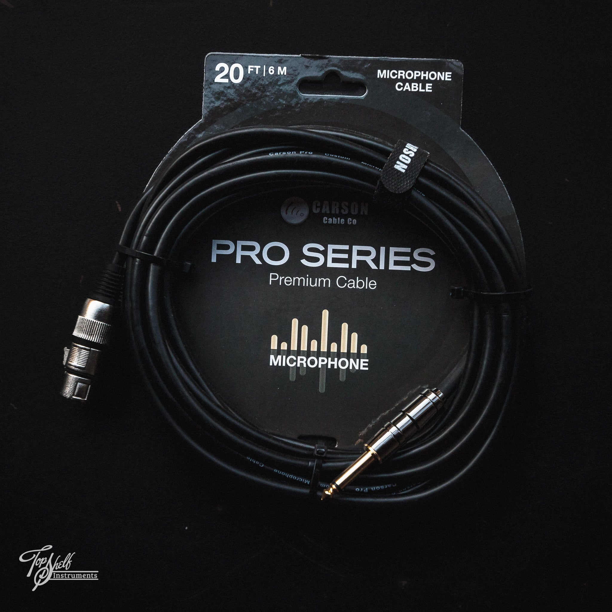 Carson Pro Series 20ft Microphone Cable XLR-1/4" Mono – Topshelf ...