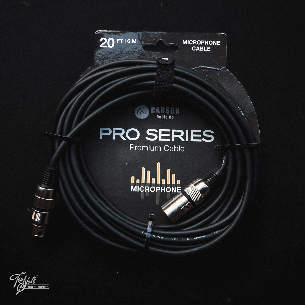 Carson Pro Series 20ft Microphone Cable XLR-XLR – Topshelf Instruments