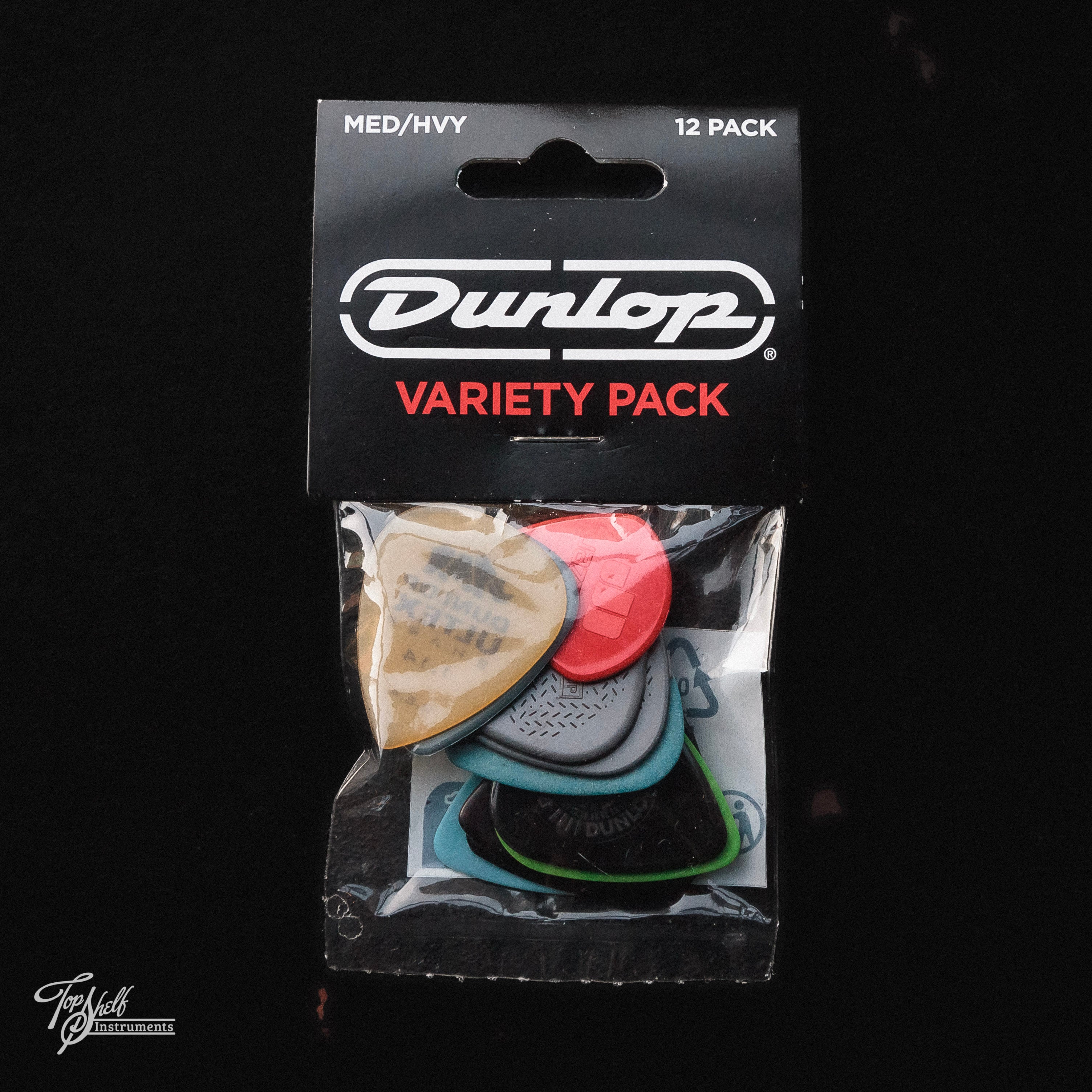 Dunlop JPVP102 Medium & Heavy Pick Variety Pack 12-Pack – Topshelf ...