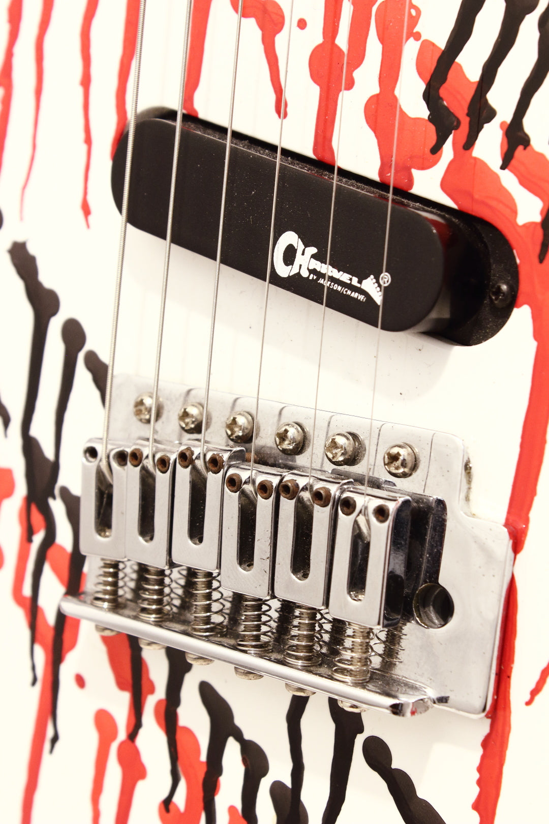 Charvel Charvette 300 Blood Splatter 1989 – Topshelf Instruments