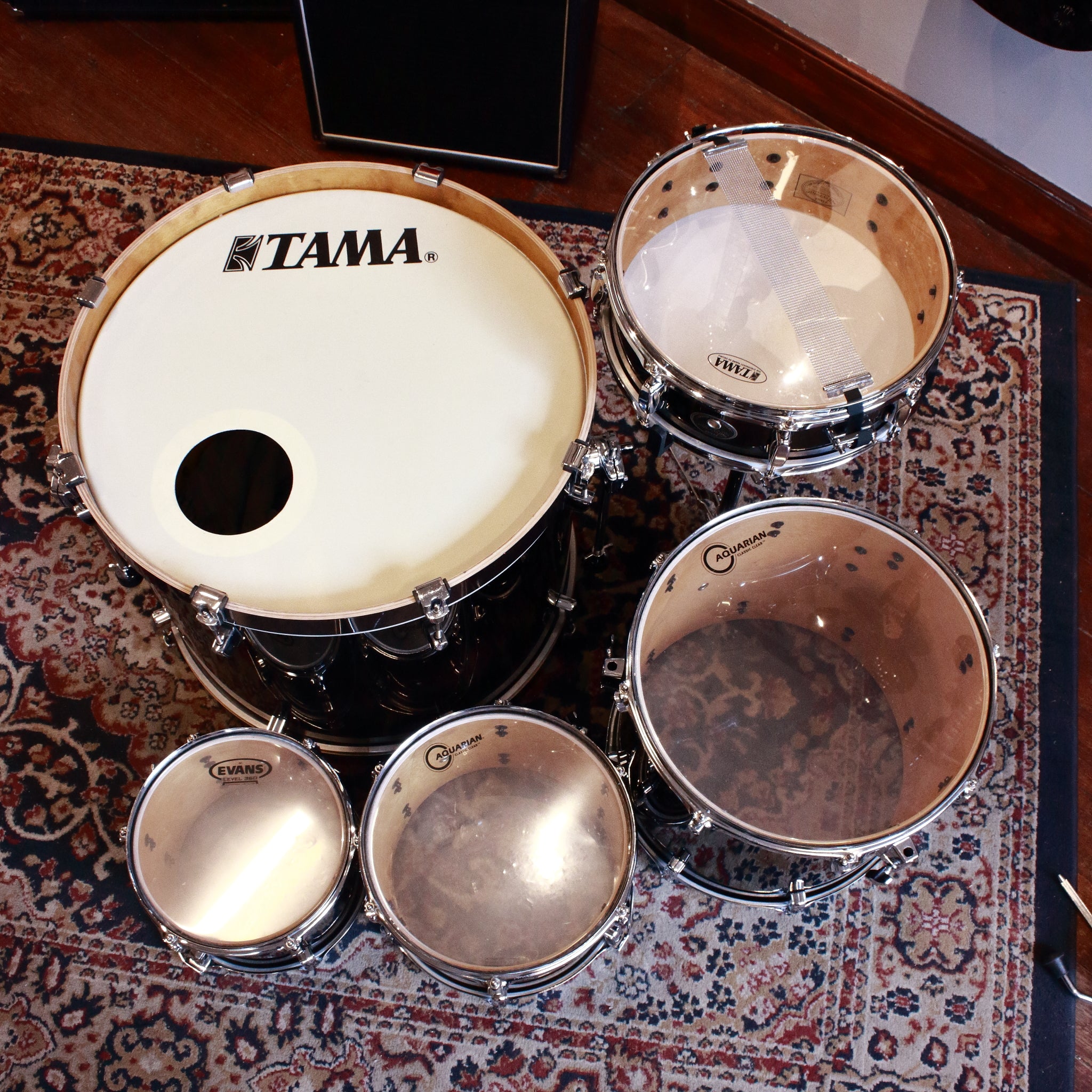 TAMA Silverstar Five Piece Shell Pack (VL52KS) Dark Mocha Fade ...
