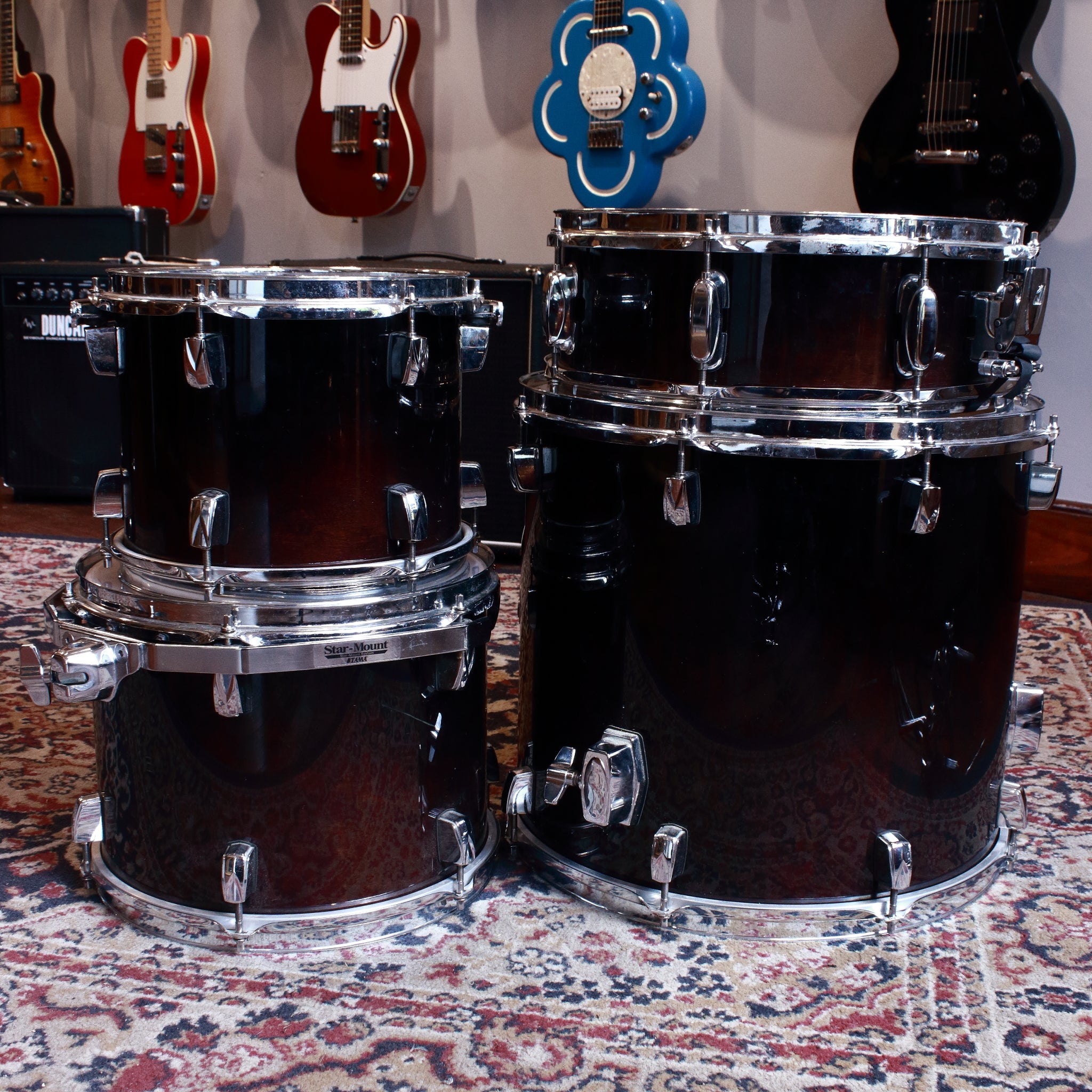 TAMA Silverstar Five Piece Shell Pack (VL52KS) Dark Mocha Fade ...