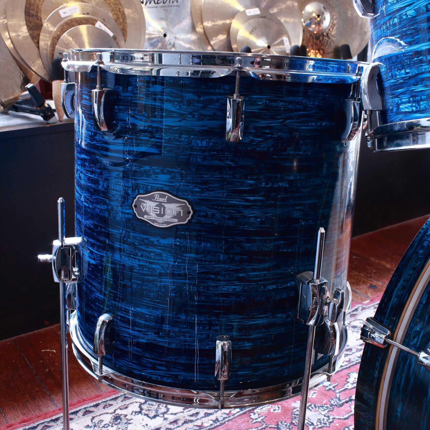Pearl Vision VSX Birch 5 Piece Shell Pack Strata Blue – Topshelf ...