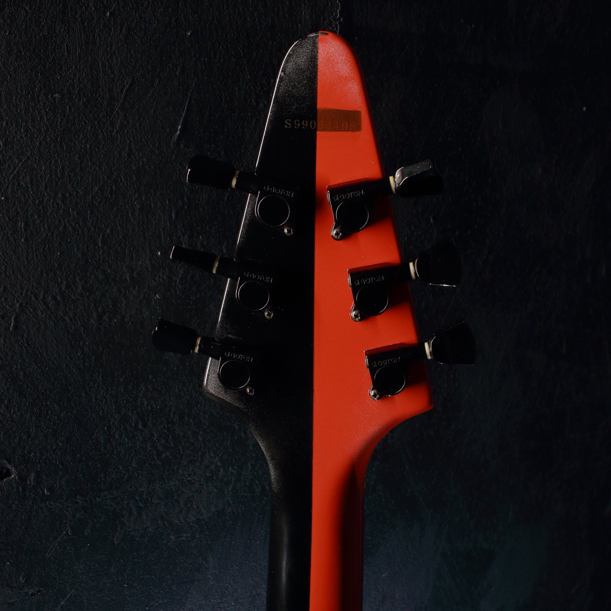 Epiphone Flying V Red/Black Harlequin 1999 – Topshelf Instruments