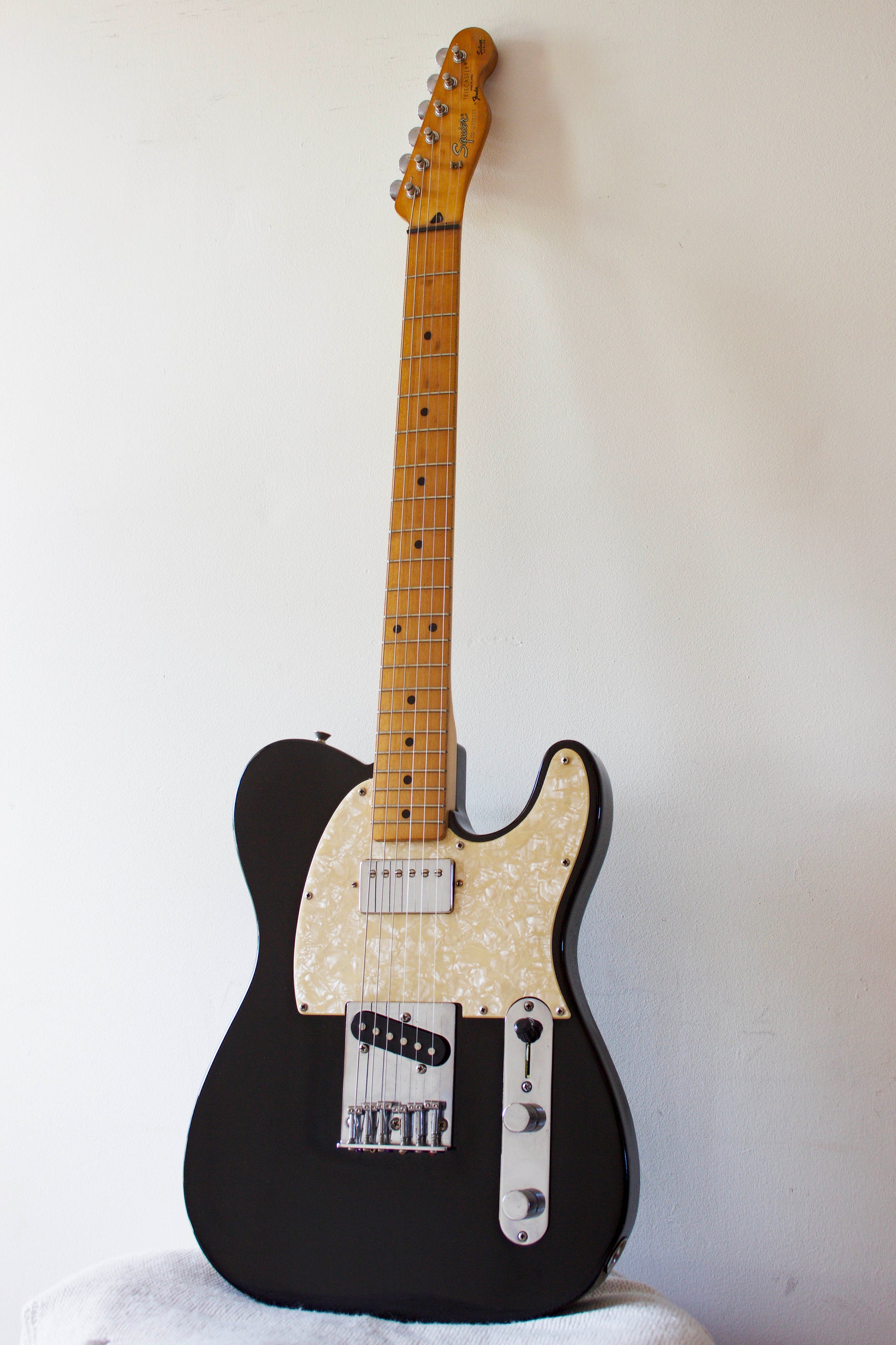 Squier MIJ Silver Series Fat Tele Black 1993/4 – Topshelf Instruments