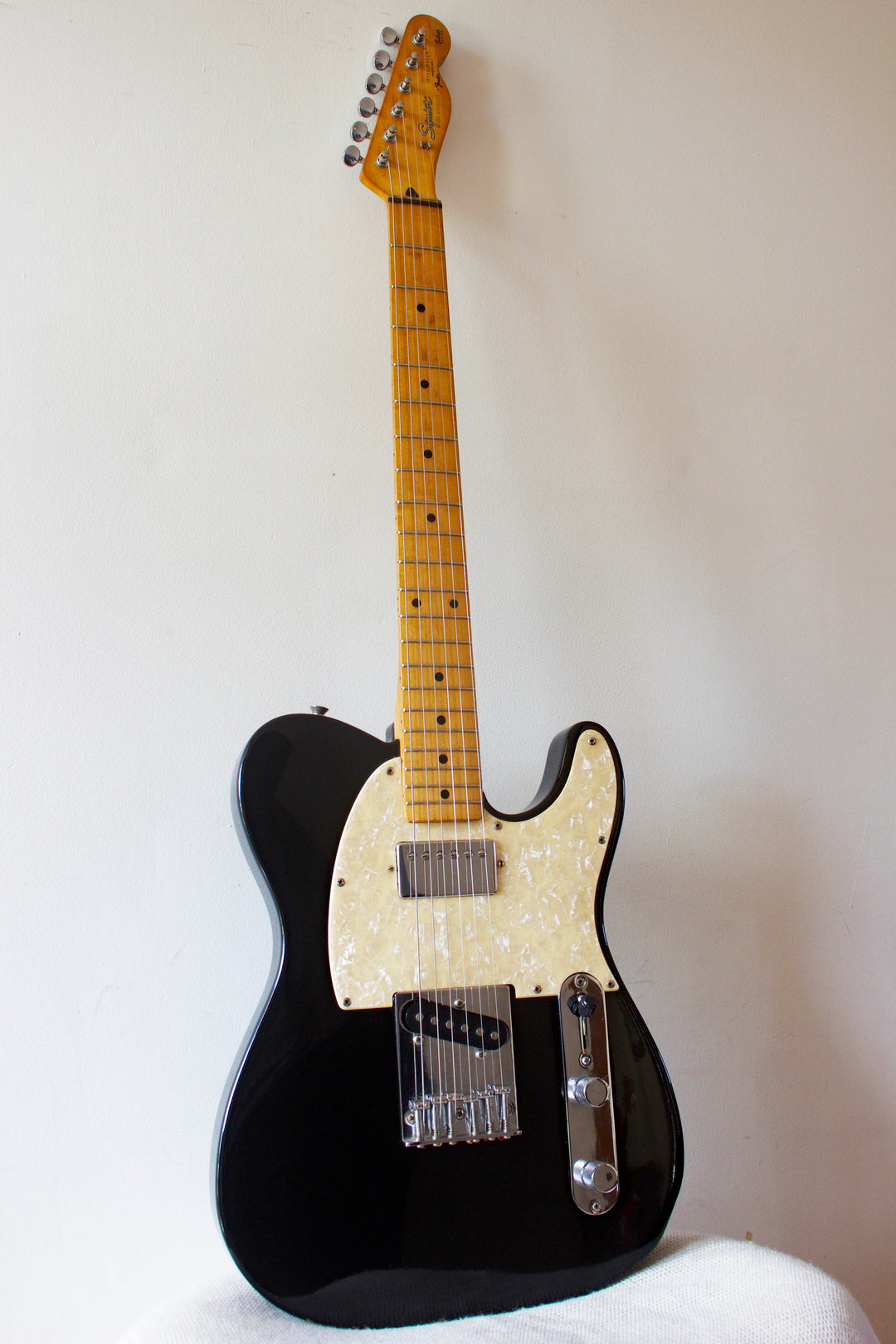 Squier MIJ Silver Series Fat Tele Black 1993/4 – Topshelf Instruments