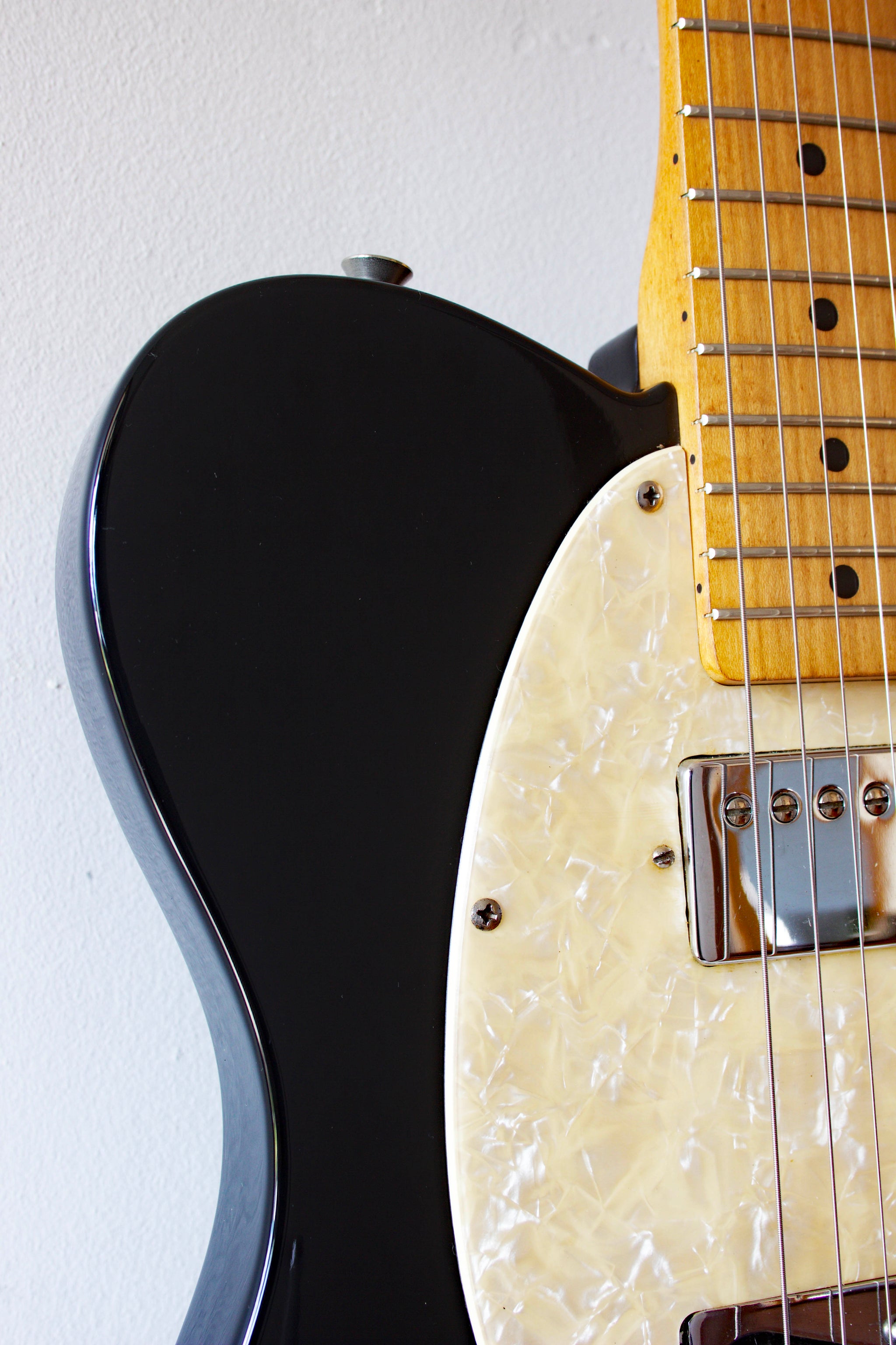 Squier MIJ Silver Series Fat Tele Black 1993/4 – Topshelf Instruments