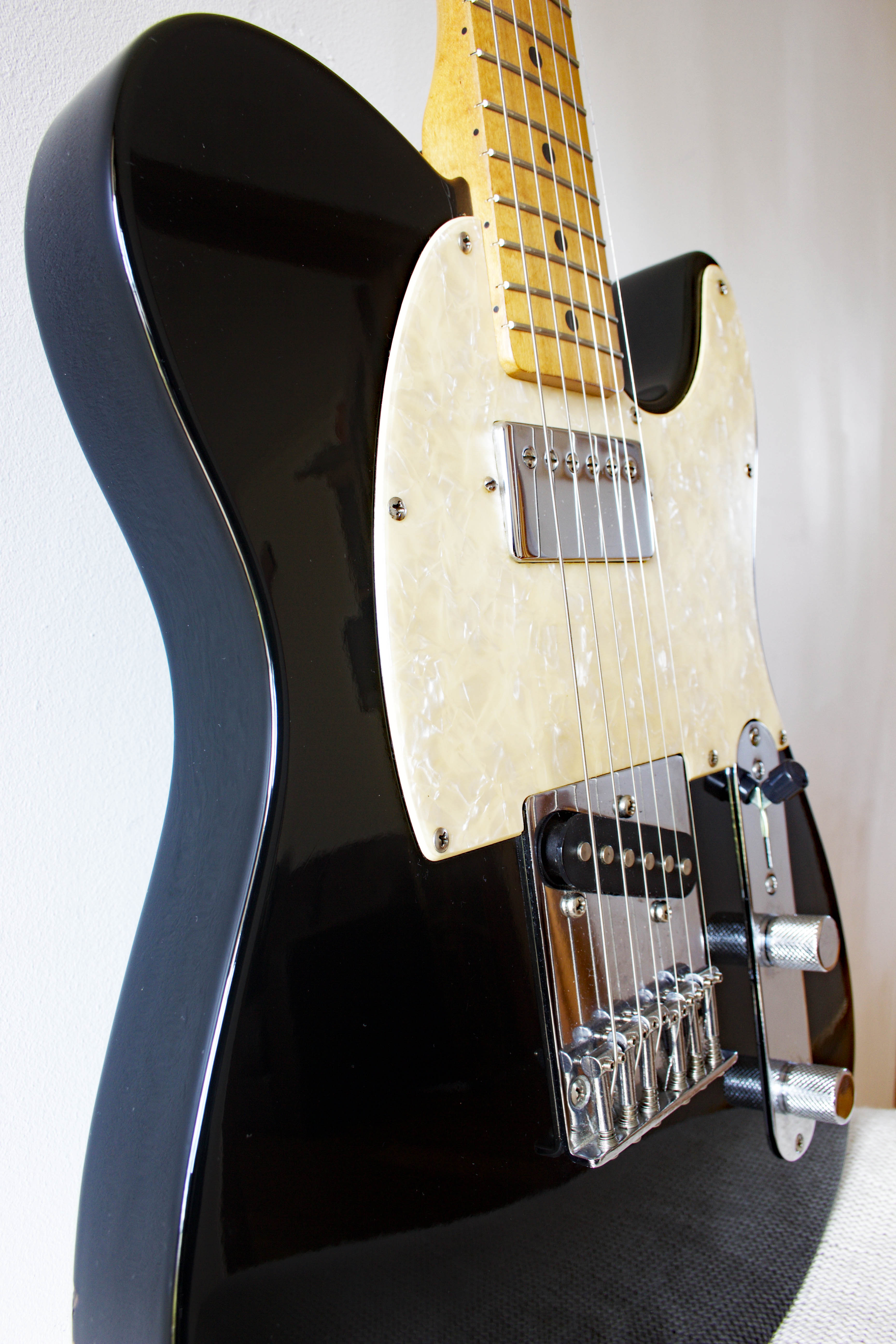 Squier MIJ Silver Series Fat Tele Black 1993/4 – Topshelf Instruments